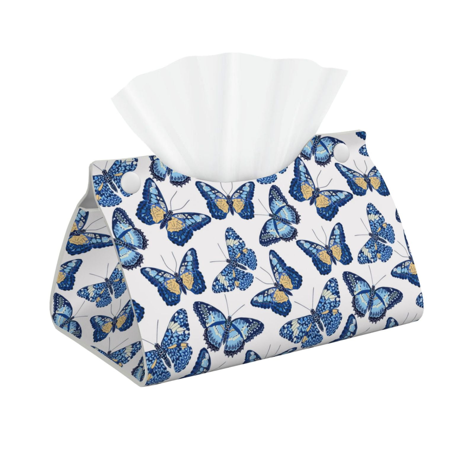 Picia Beautiful Butterflies Pattern Long Tissue Box Cover,PVC Leather ...