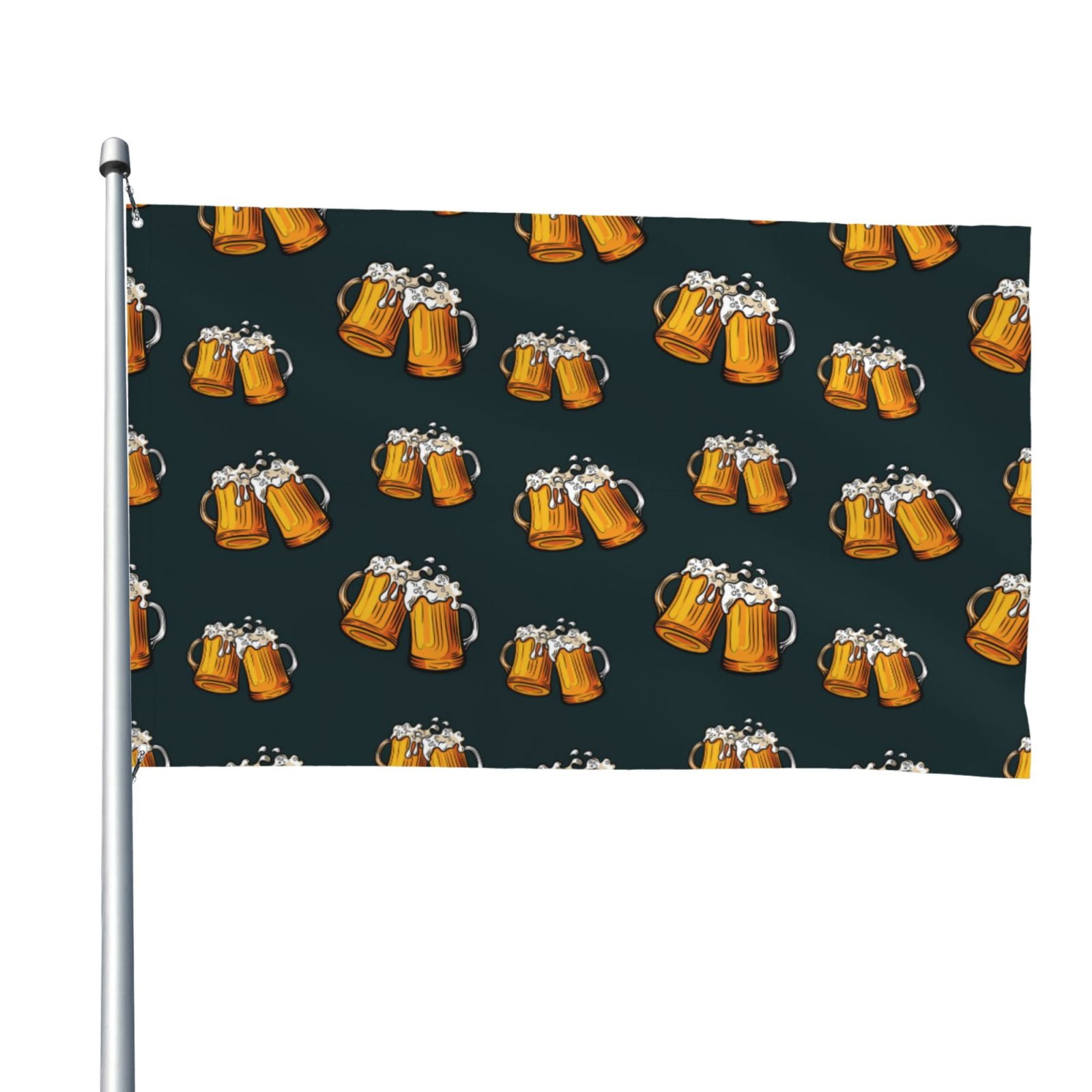 Picia Beer Printed Flag ,Beer Pattern Garden Flag Vertical Double,Yard ...