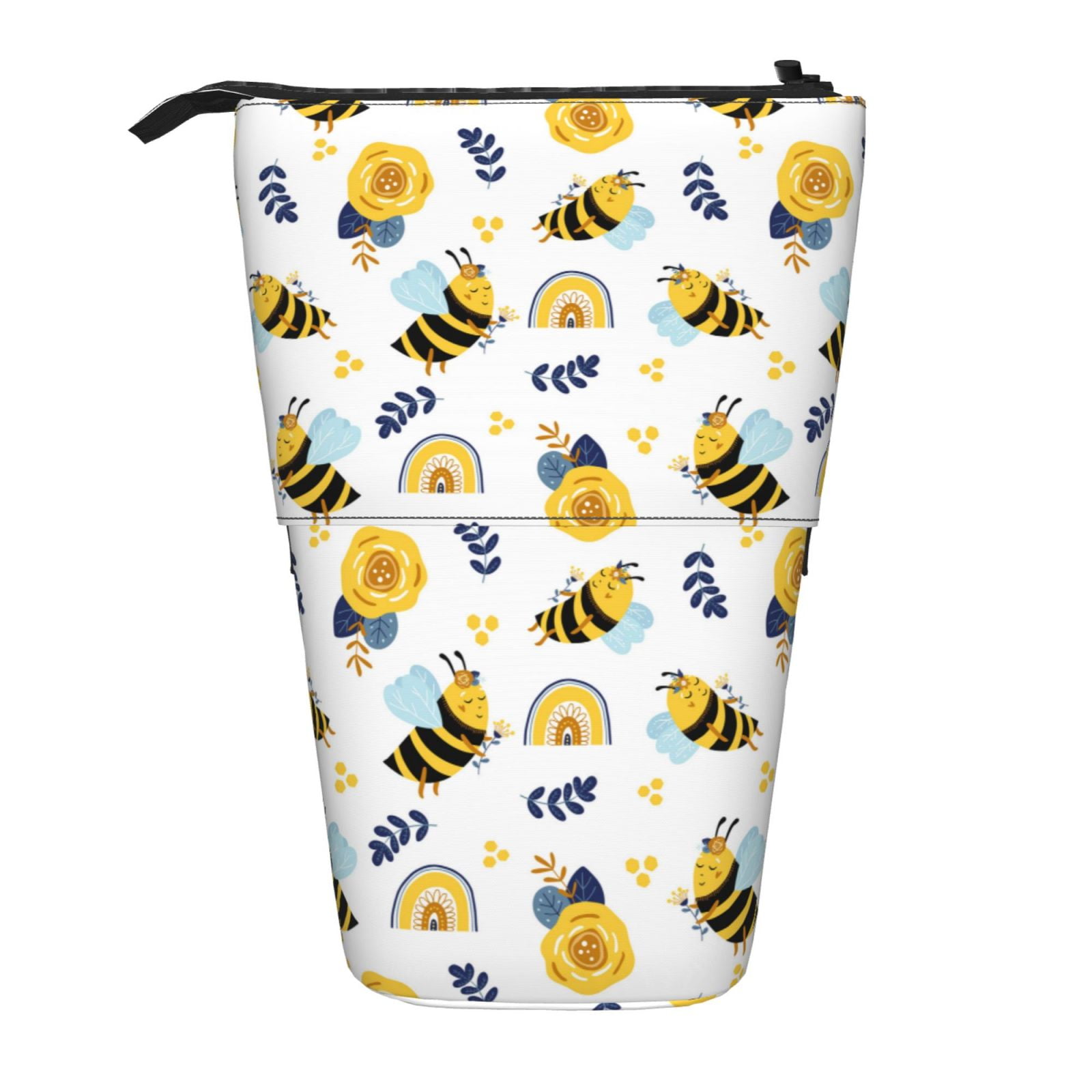 Picia Bees And Rainbows Print Telescopic Pencil Case, Telescopic Pen ...