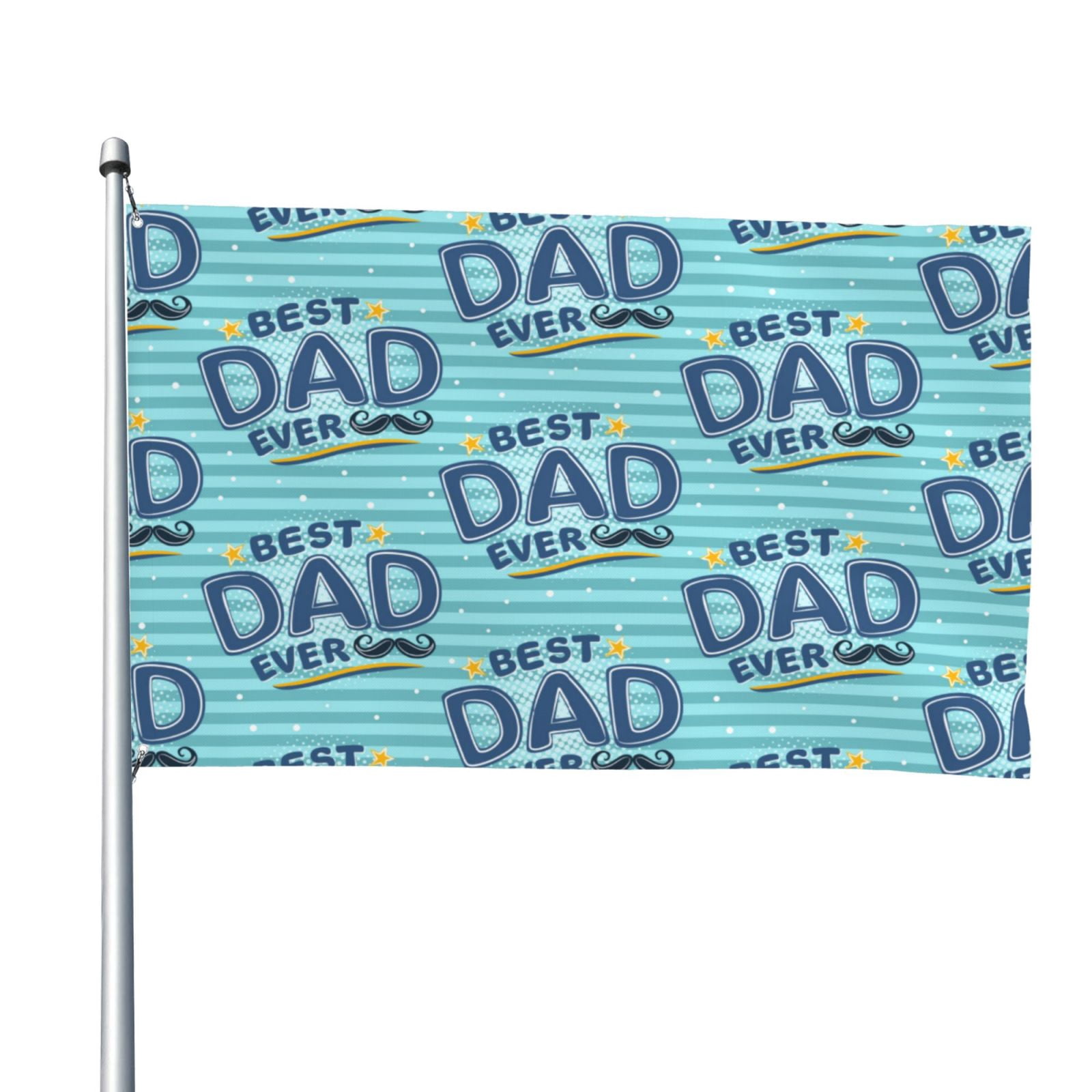 Picia Best Dad Ever Printed Flag ,Best Dad Ever Pattern Garden Flag ...
