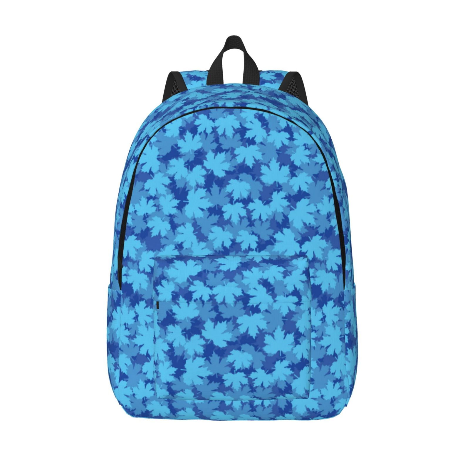 Picia Blue Maple Leaf Printed Canvas Daypack - Stylish and Durable ...