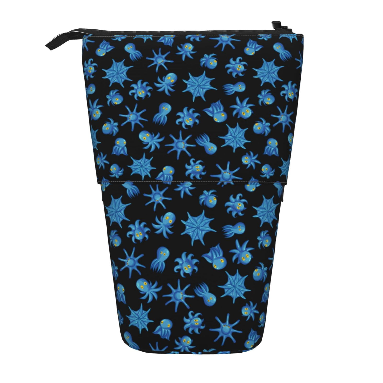 Picia Blue Octopus Print Telescopic Pencil Case, Telescopic Pen Holder ...