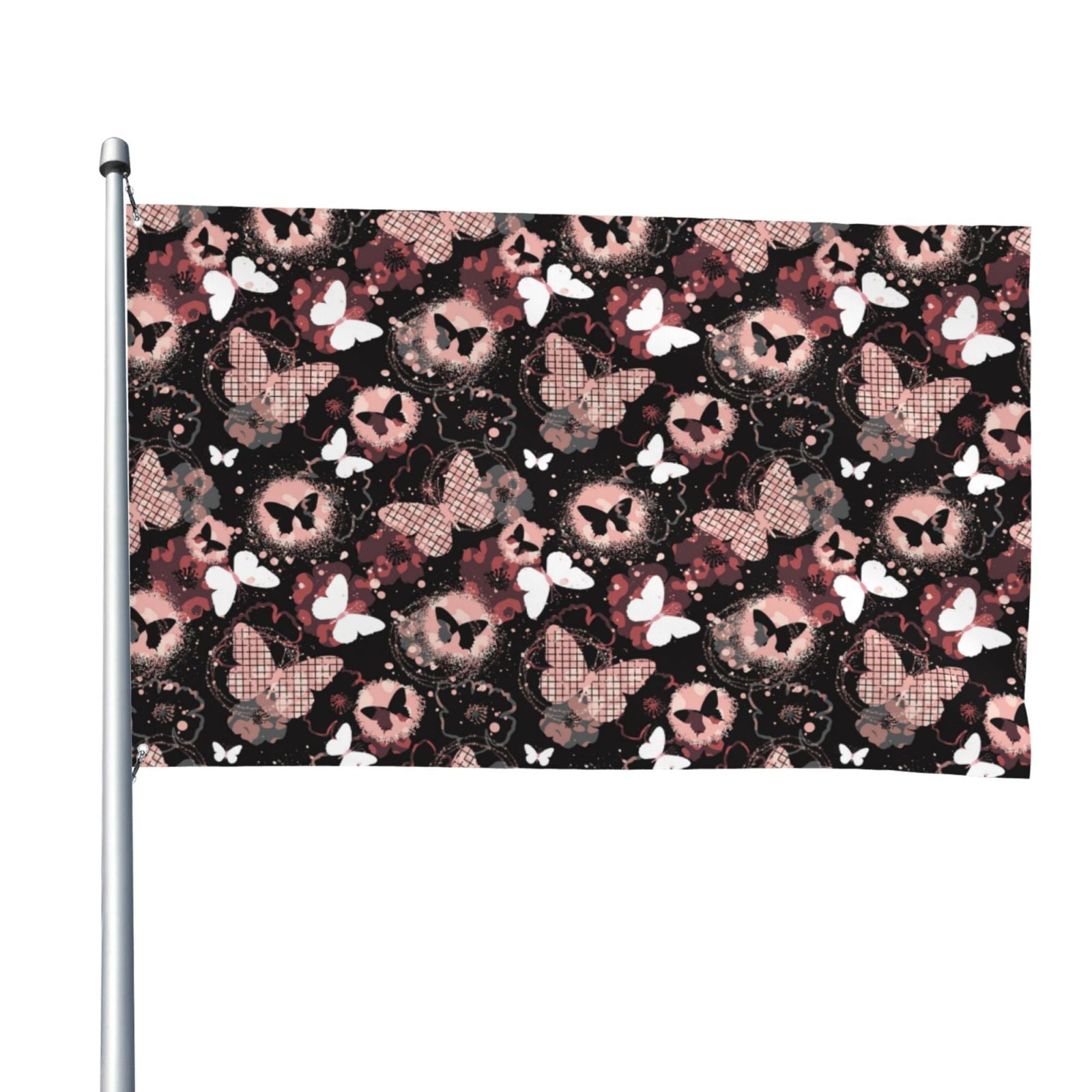 Picia Butterfly Printed Flag ,Butterfly Pattern Garden Flag Vertical ...