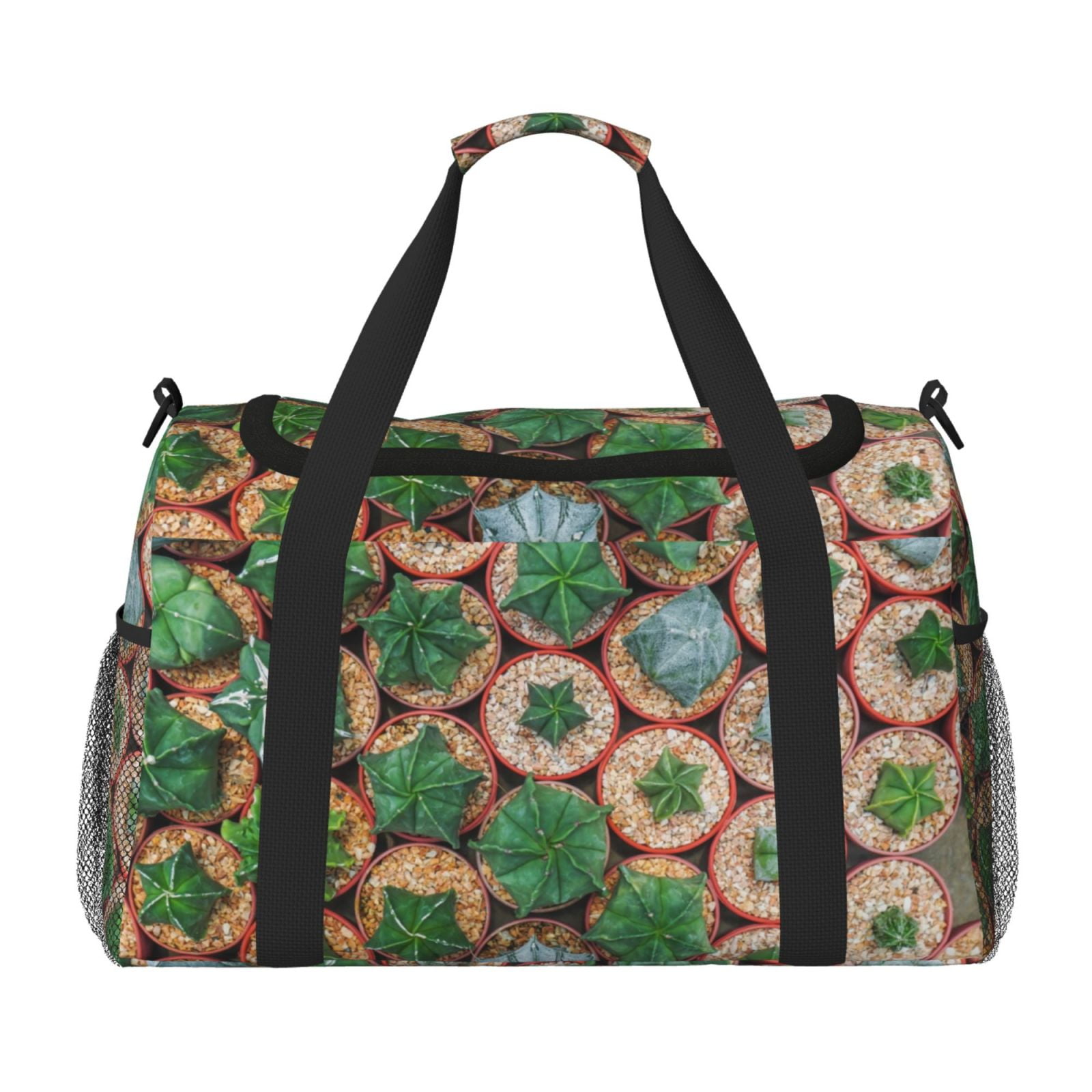 Picia Cactus 4 Print Travel Duffle Bag,Weekender Bags for Women with ...
