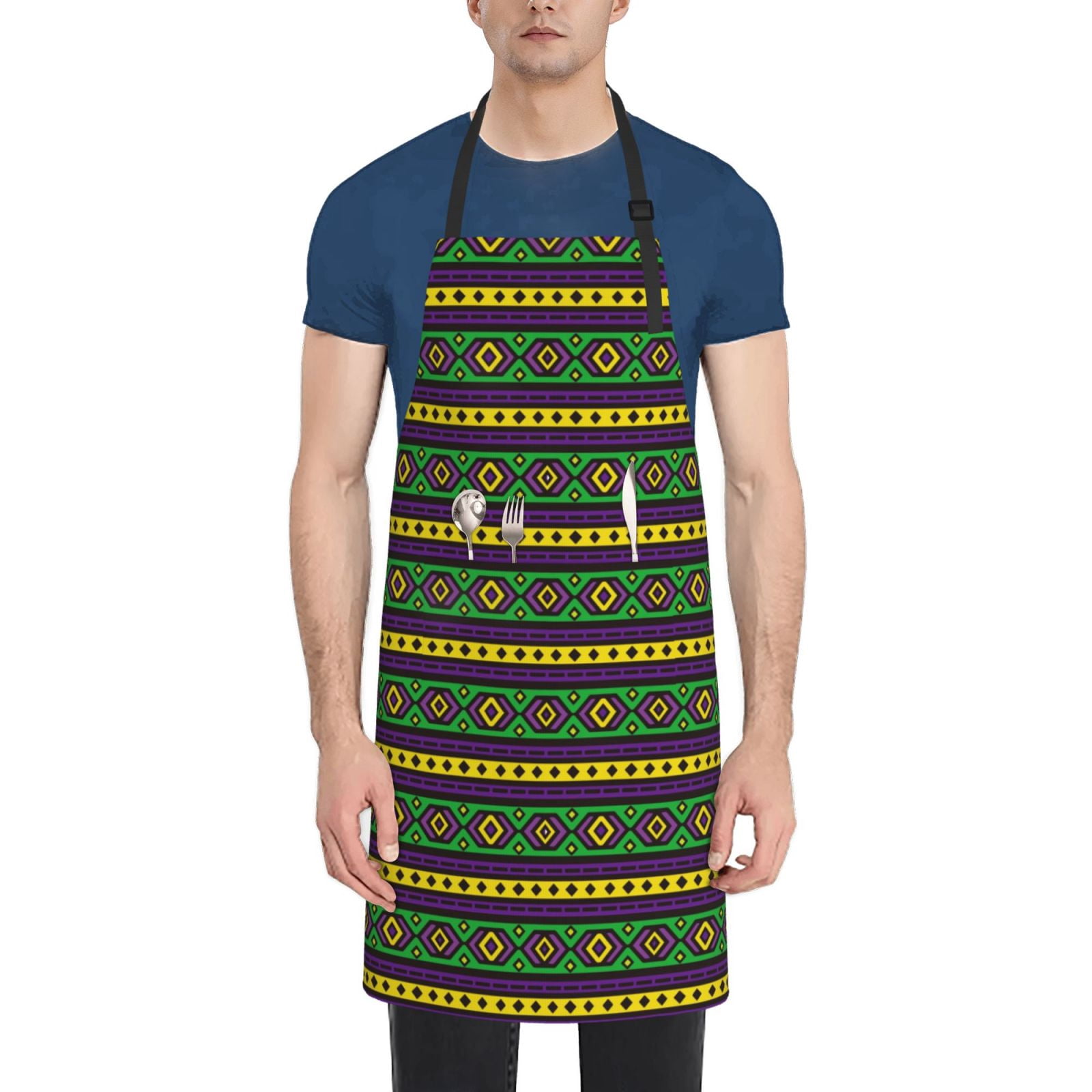 Picia Carnival Mardi Gras Waterproof Apron for Unisex Adult ...