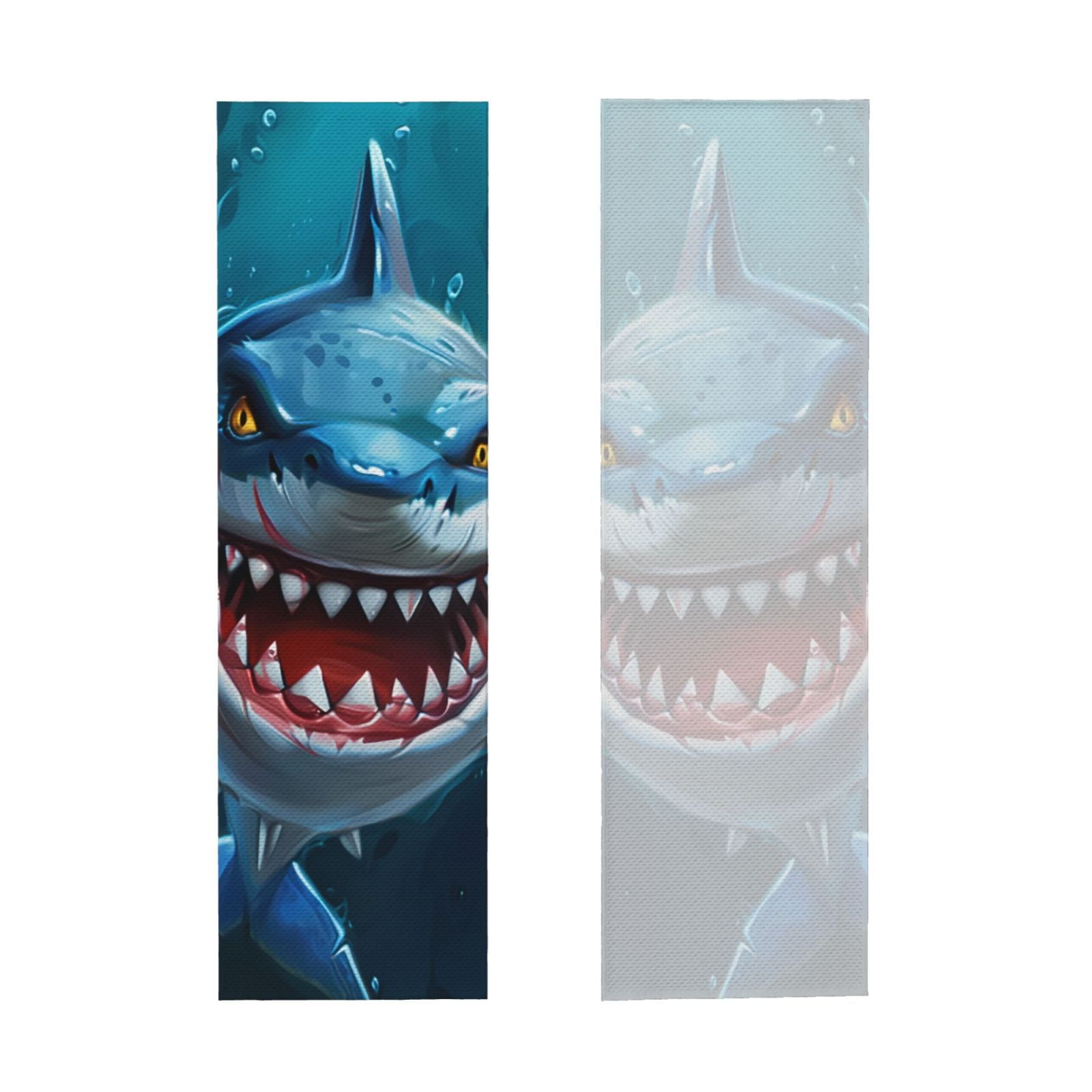 Picia Cartoon Cute Shark Pattern Cooling Towels (40"x12") Cool Towel ...