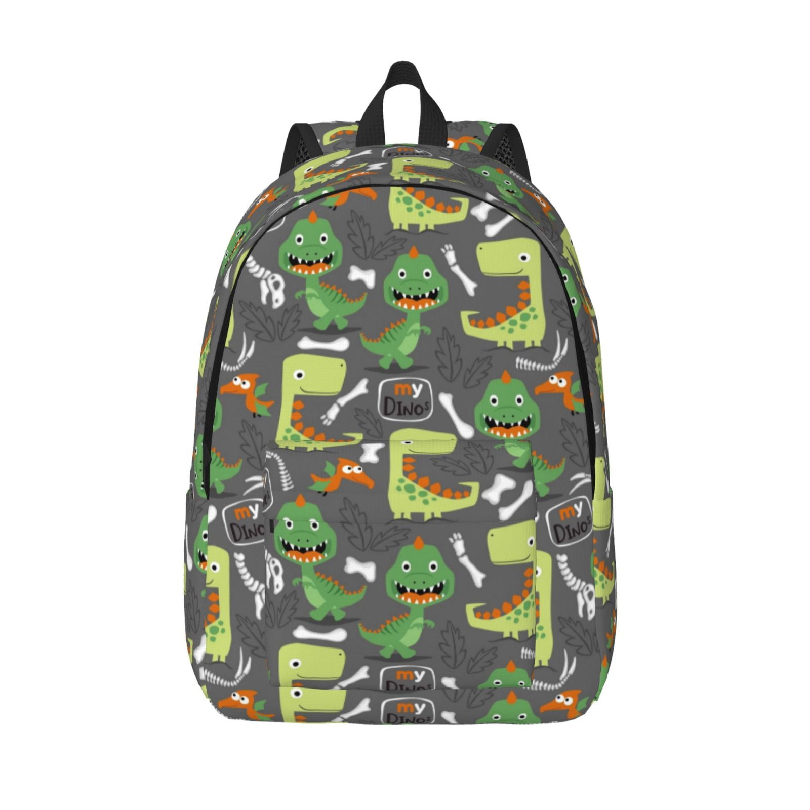 Picia Cartoon Dinosaurs (2) Printed Canvas Daypack - Stylish and ...