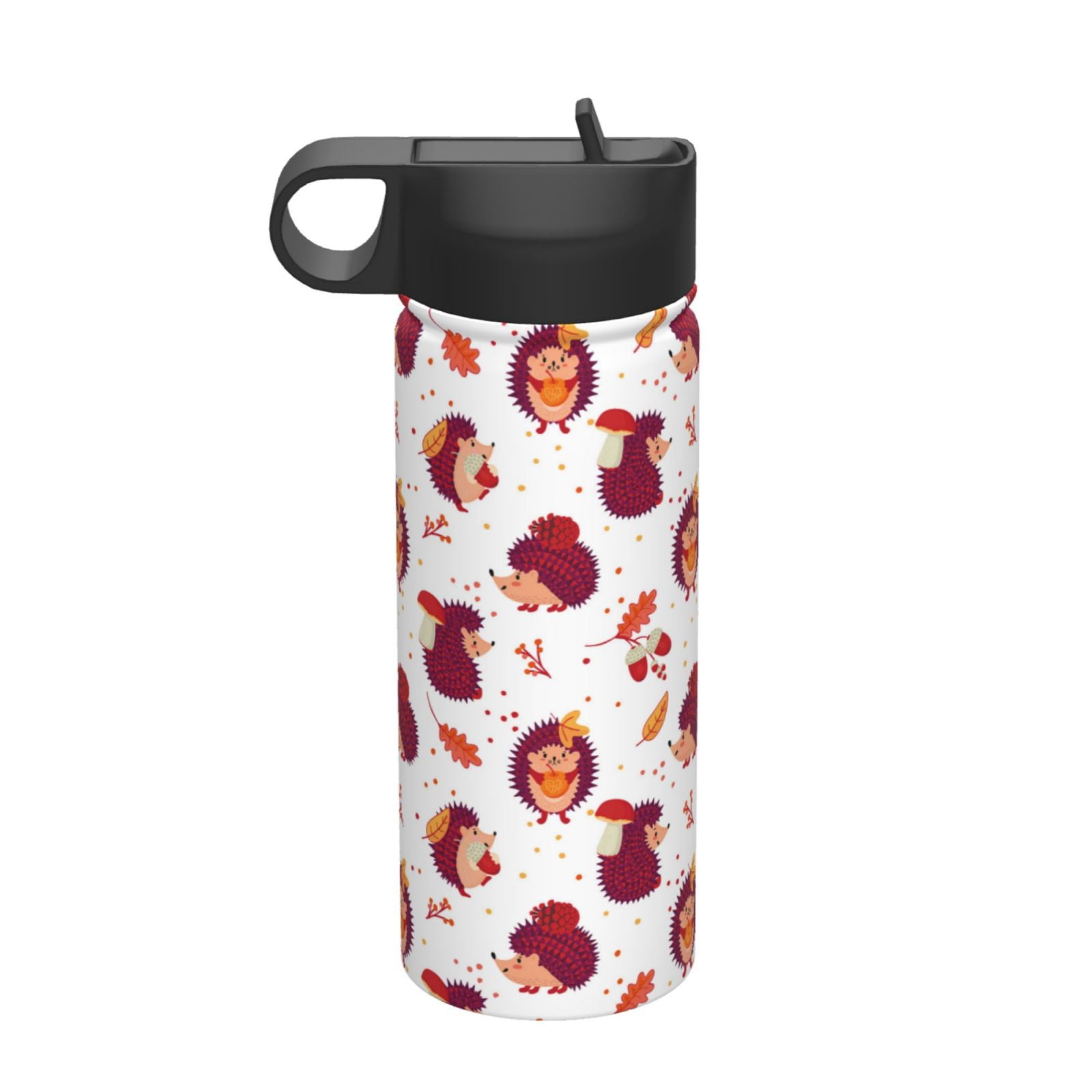 Picia Cartoon Hedgehogs Pattern 18oz Sports Insulated Kettle With Straw ...