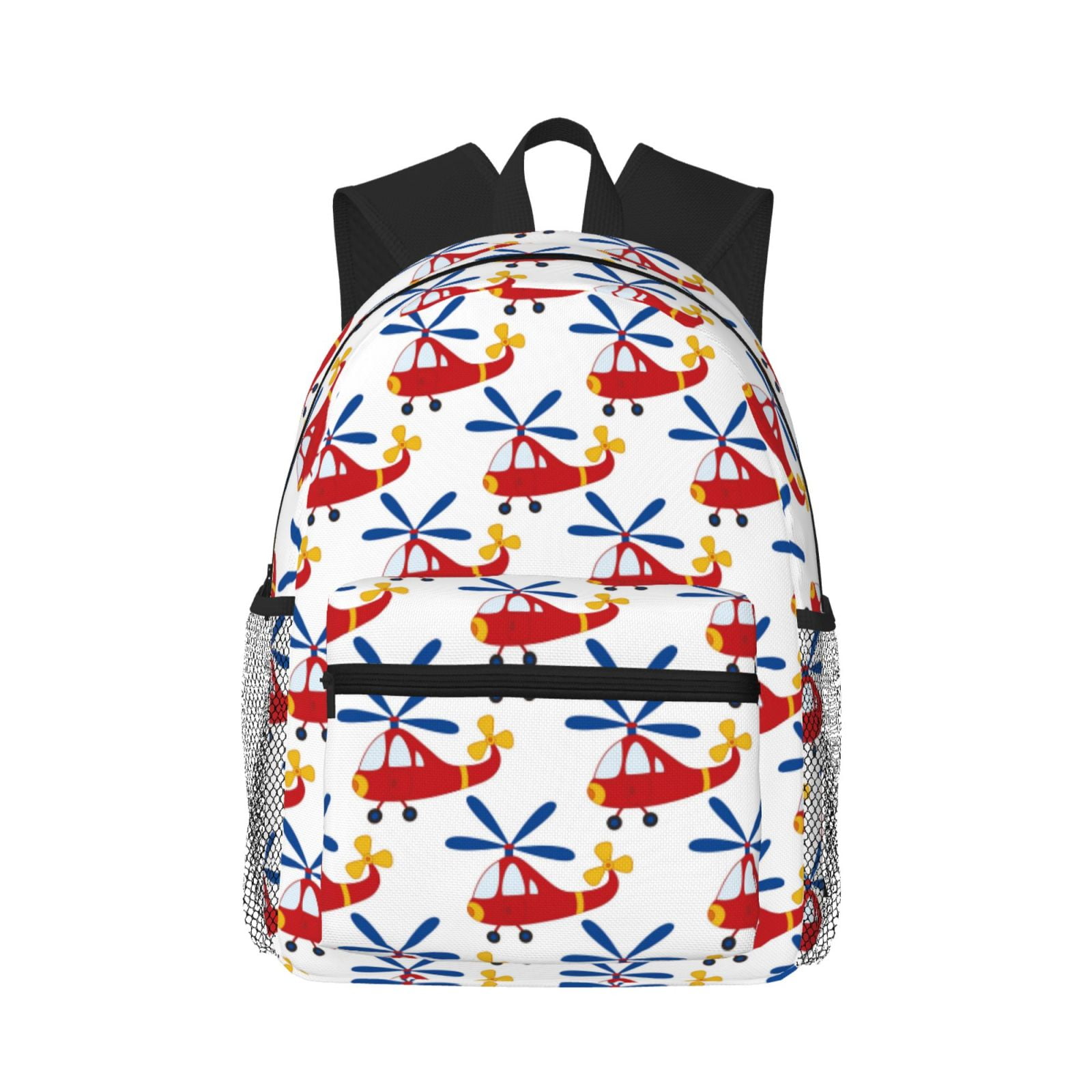 Picia Cartoon Helicopter Large Capacity Backpack Classic Style Backpack ...