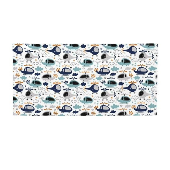 Picia Cartoon Helicopters Pattern Party Banner, Festive Decoration ...