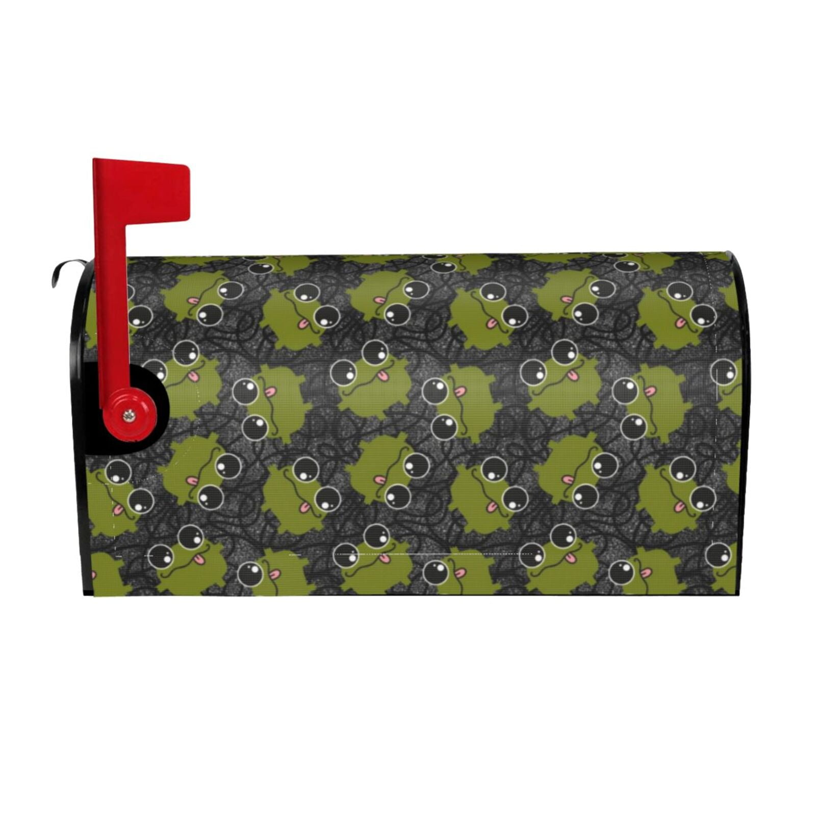 Picia Cartoon Kawaii Frogs1 Magnetic Mailbox Cover Standard Size-25 ...