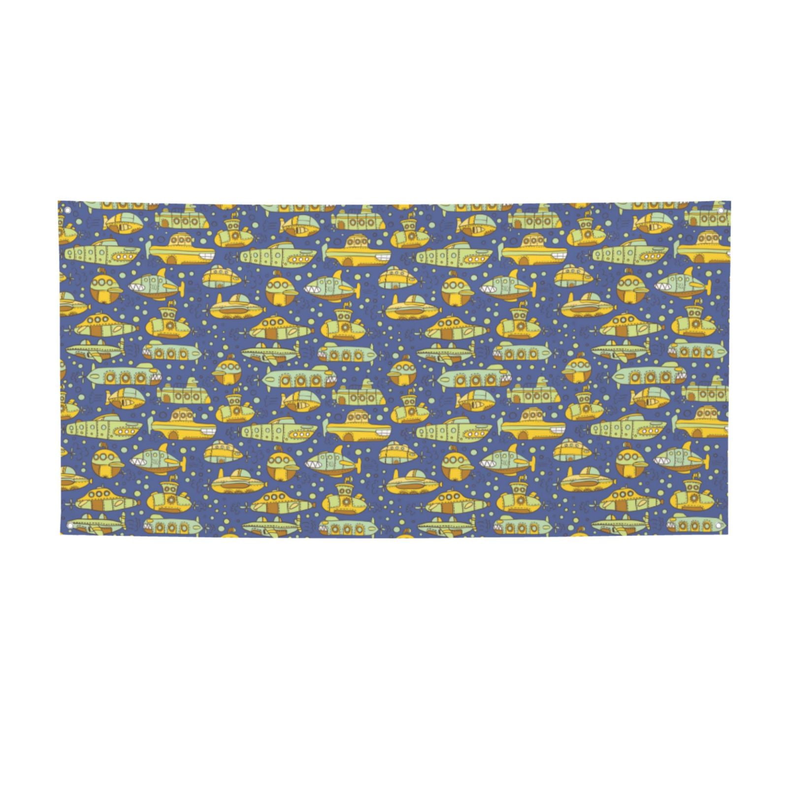 Picia Cartoon Submarines Pattern Party Banner, Festive Decoration ...
