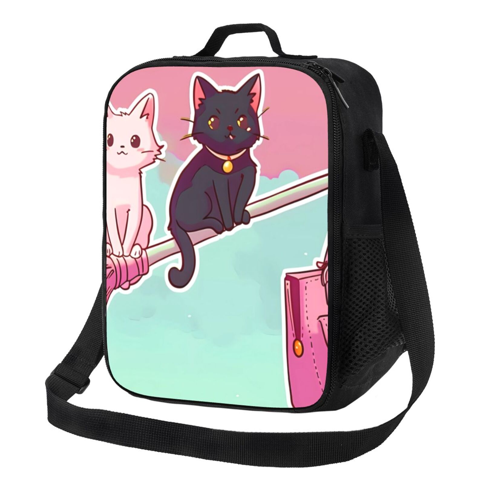 Picia Cats On Broomstick Lunch box Lunch bag for men women Large ...