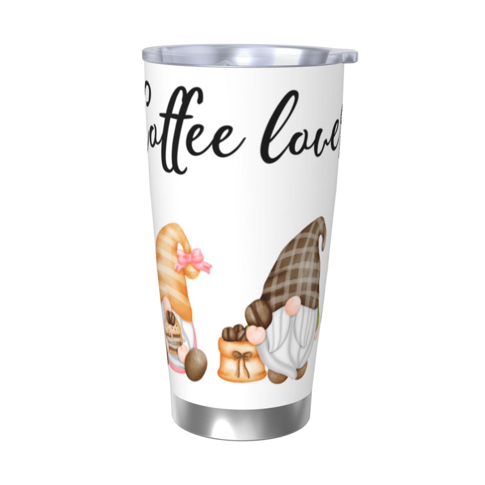 Picia Coffee Gnome (2) Pattern 20 oz Tumbler Stainless Steel Vacuum ...