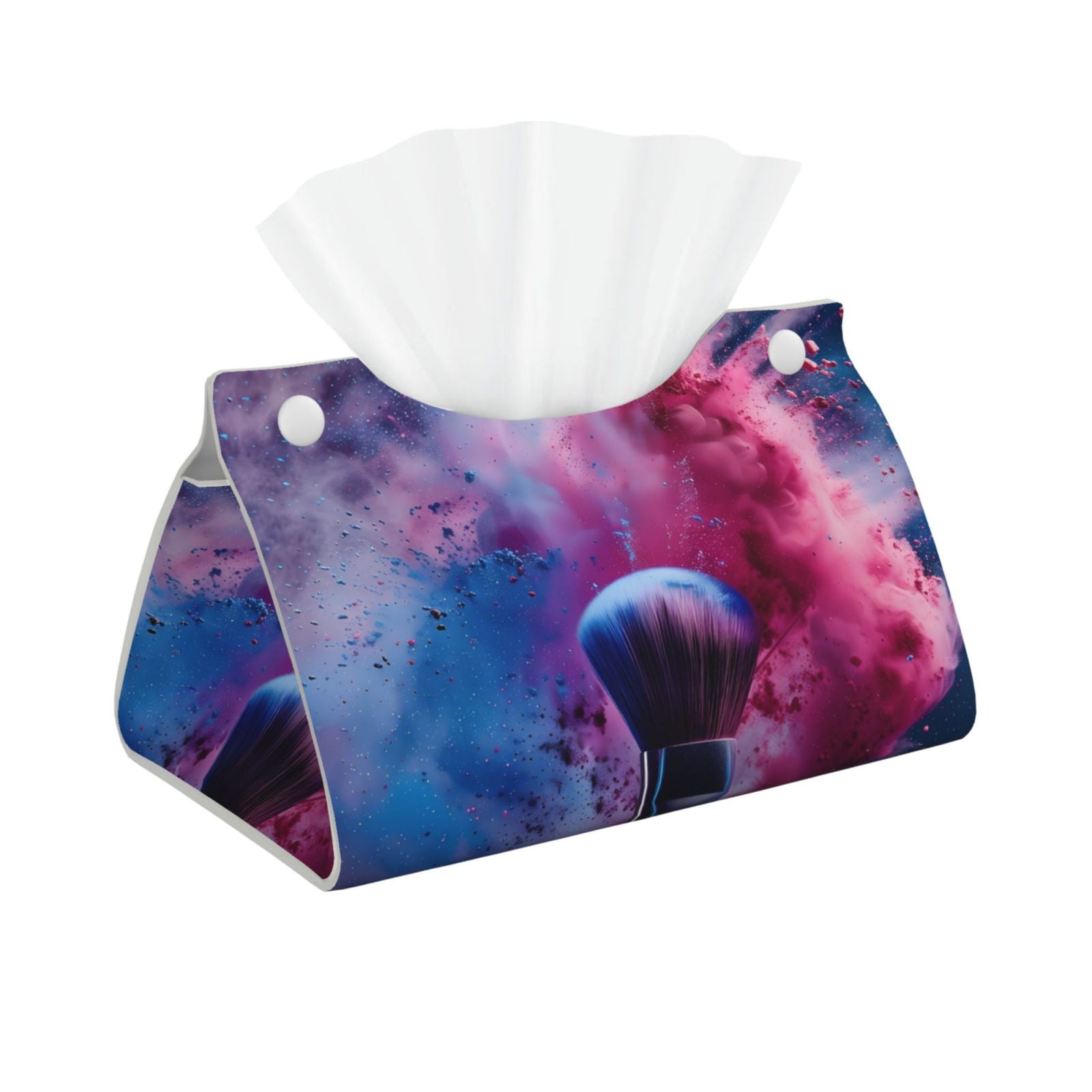 Picia Color Explosion Makeup Brush Pattern Long Tissue Box Cover,PVC ...