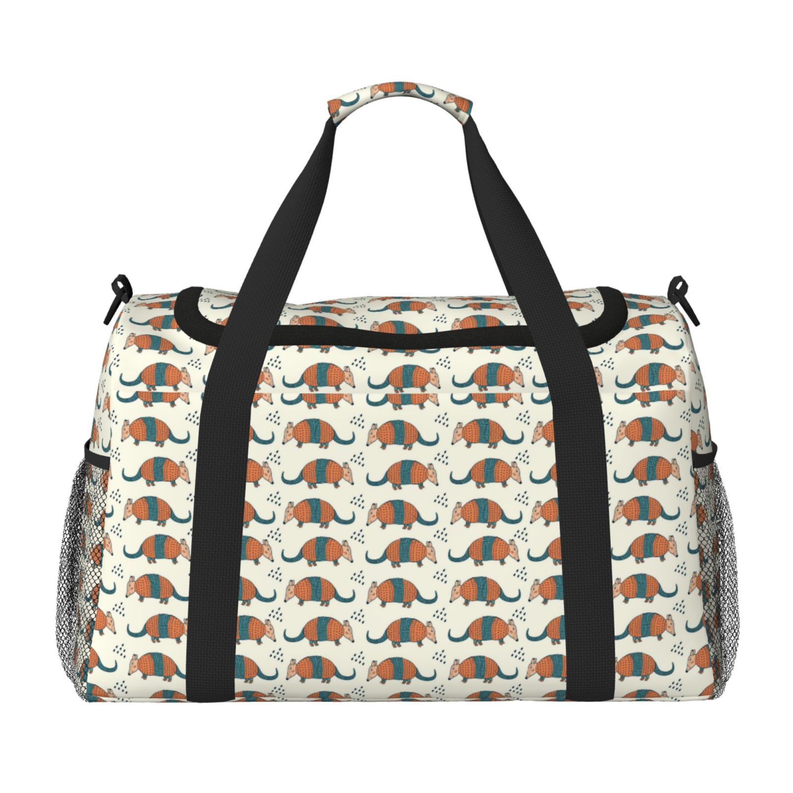 Picia Colorful Armadillos Print Travel Duffle Bag,Weekender Bags for ...