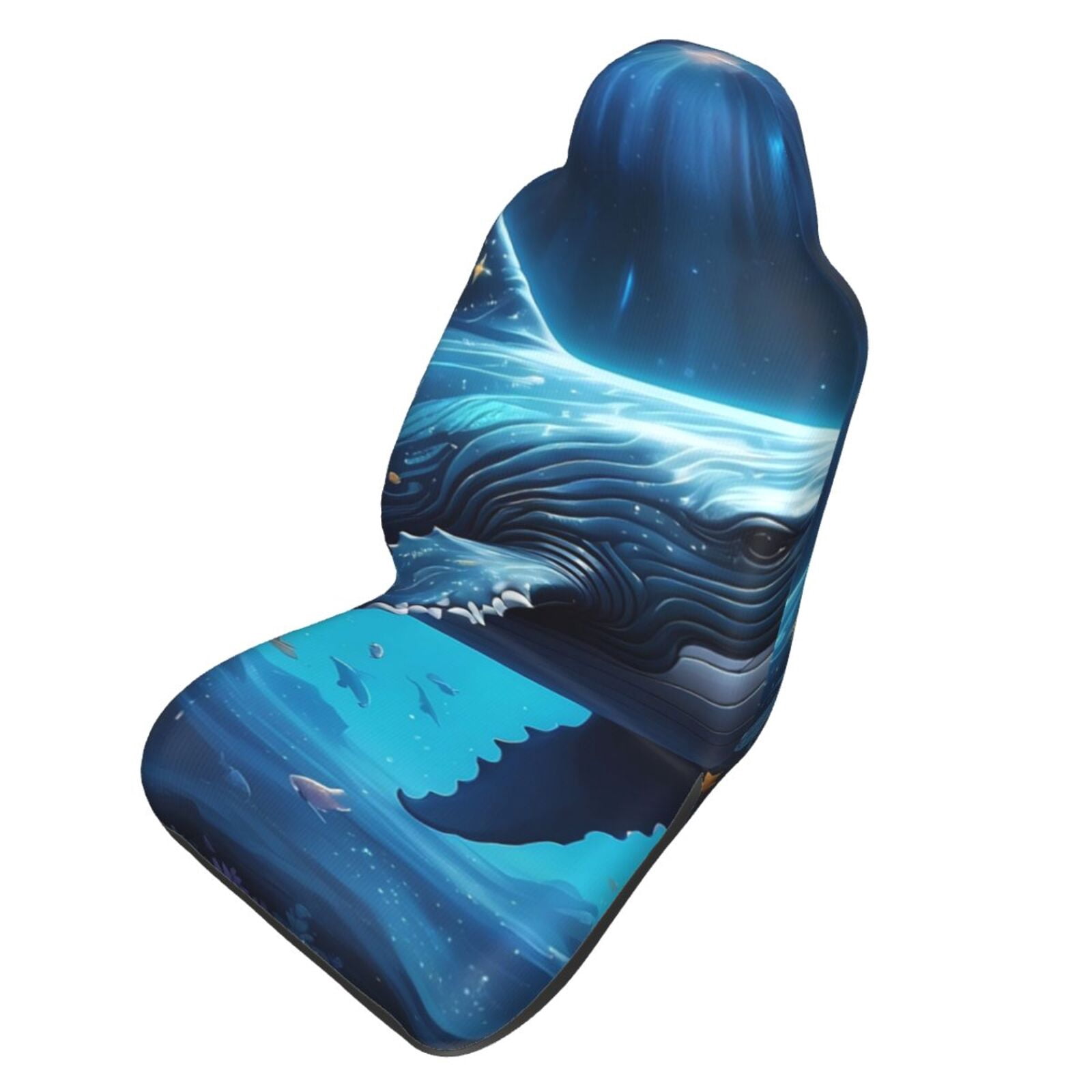 Picia Colorful Ocean Whale Print Waterproof Sweating Car Seat Cover for ...
