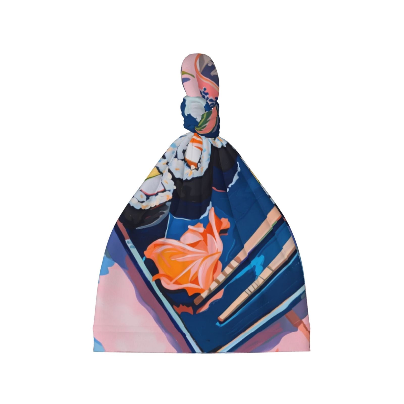 Picia Colorful Sushi Food Art Printed Preemie Hats for Baby Girls ...
