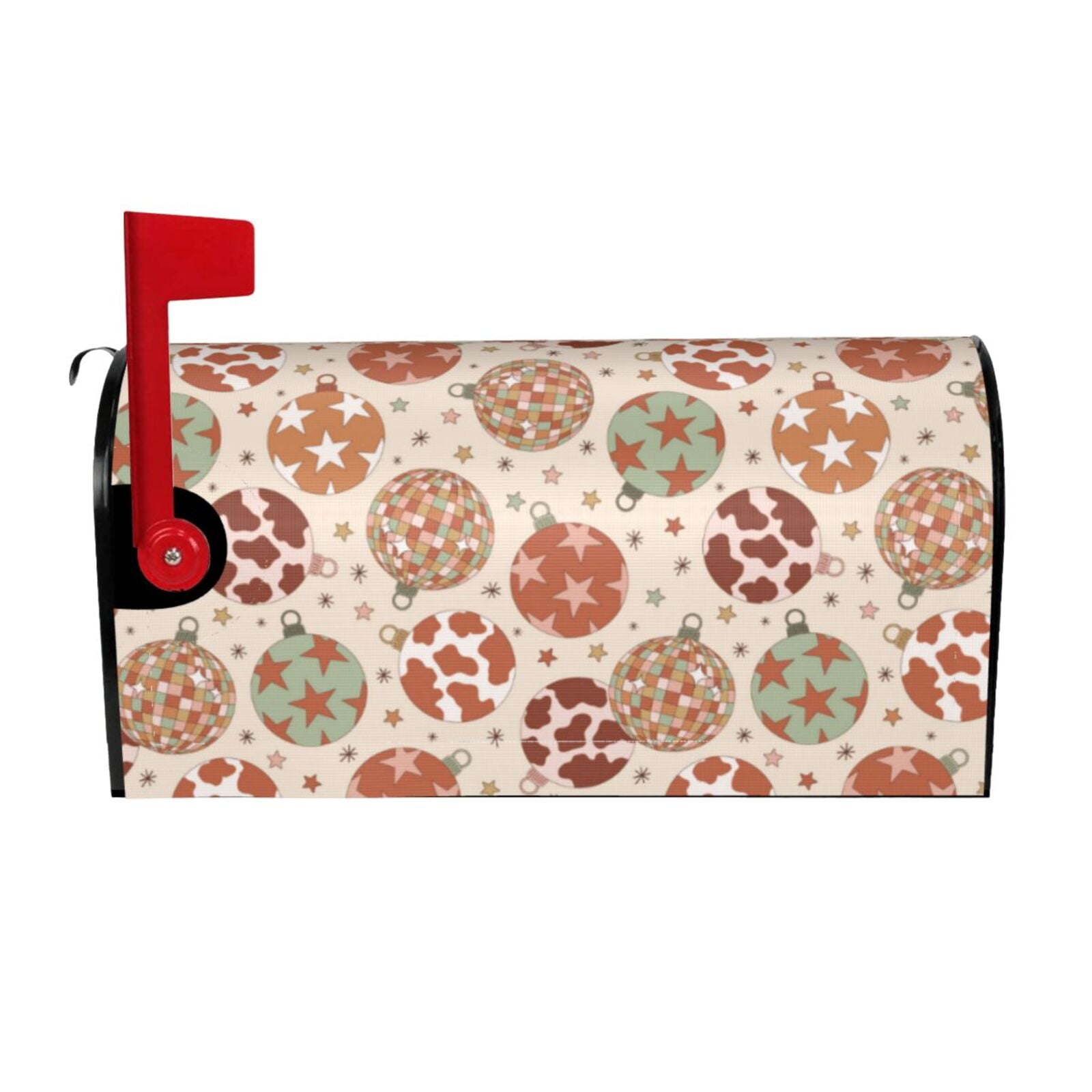 Picia Cow Spots And Disco Ball Magnetic Mailbox Cover Standard Size ...