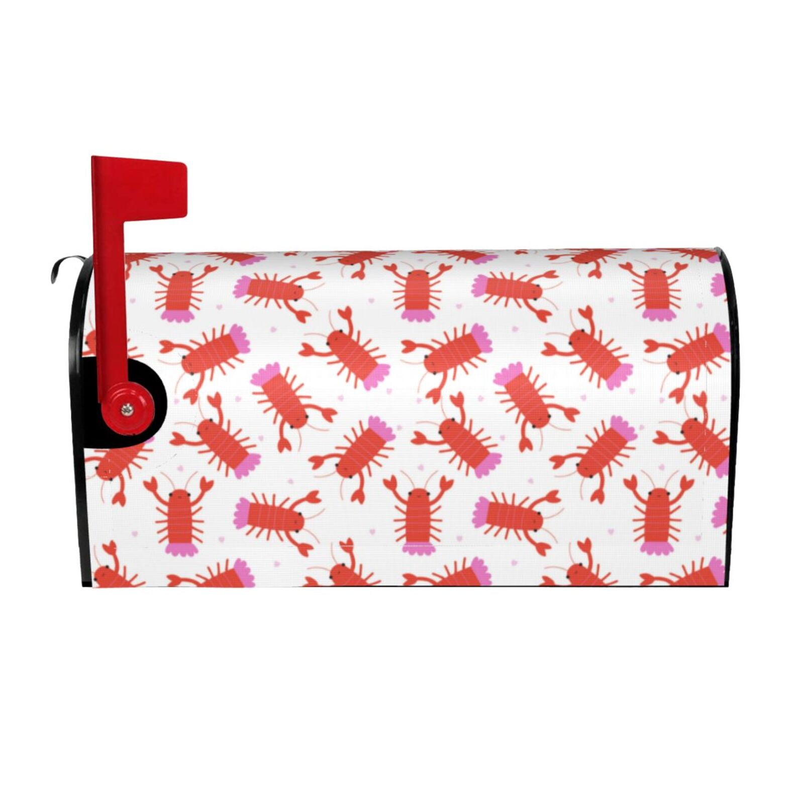 Picia Crayfish And Hearts Magnetic Mailbox Cover Standard Size-21x18 in ...
