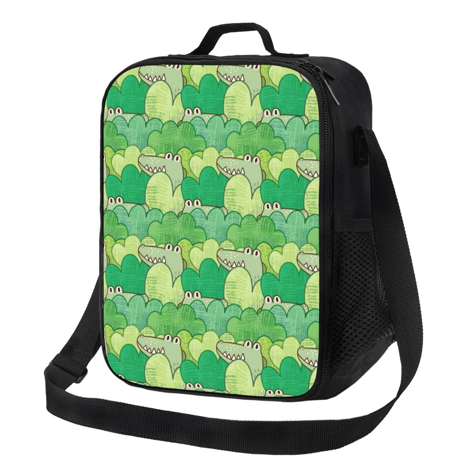 Picia Crocodile And Bush Lunch box Lunch bag for men women Large ...