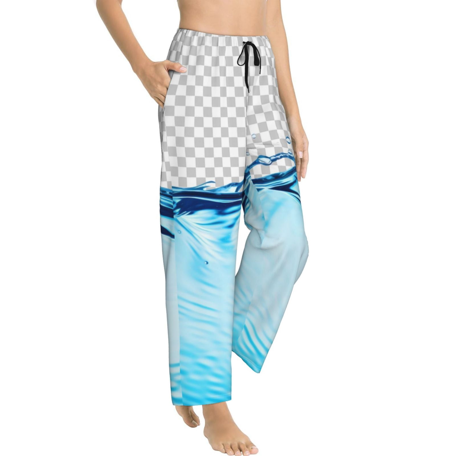 Picia Crystal Clear Water Splash Womens Soft Woven Cotton Elastic ...
