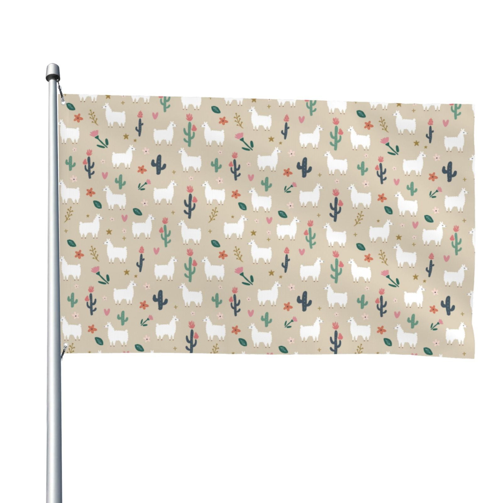 Picia Cute Alpaca Printed Flag ,Cute Alpaca Pattern Garden Flag ...