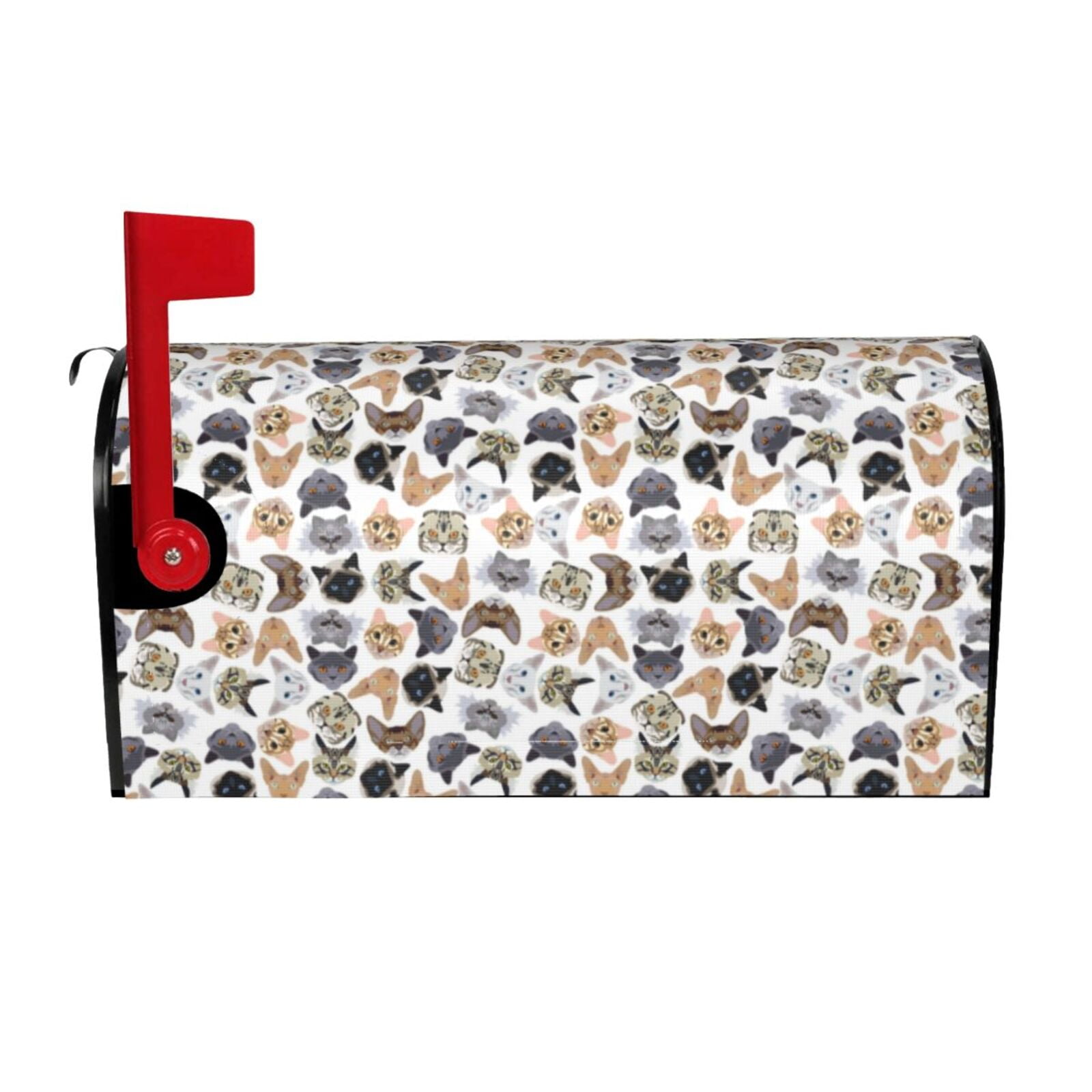 Picia Cute Cats Magnetic Mailbox Cover Standard Size-25.5x21 in ...