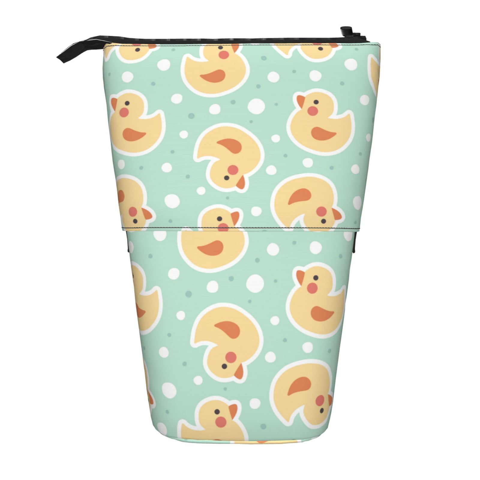 Picia Cute Duck Print Telescopic Pencil Case, Telescopic Pen Holder ...
