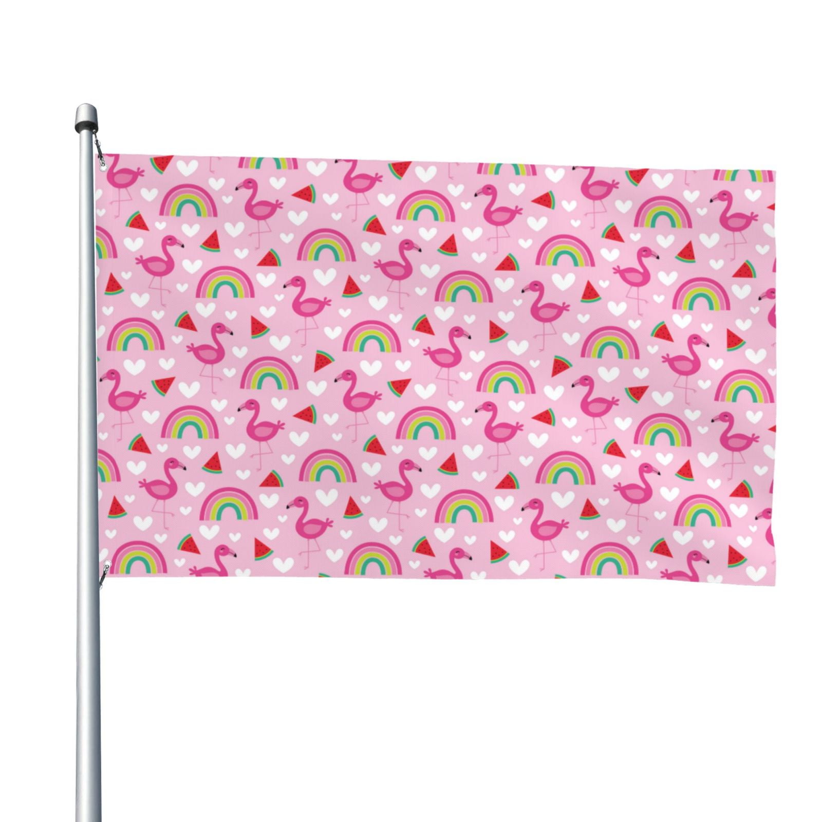 Picia Cute Flamingo Printed Flag ,Cute Flamingo Pattern Garden Flag ...