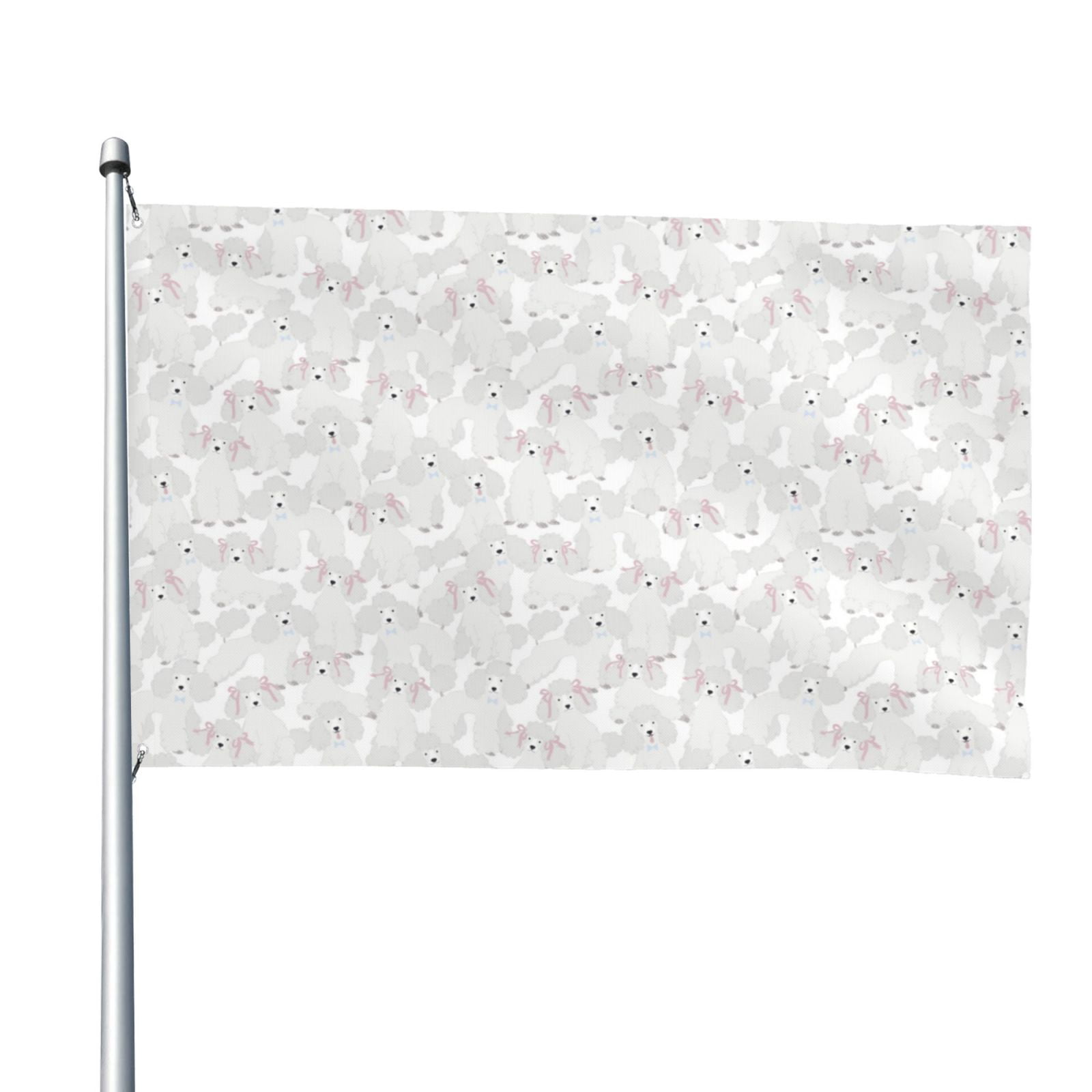 Picia Cute Poodle Dog Printed Flag ,Cute Poodle Dog Pattern Garden Flag ...