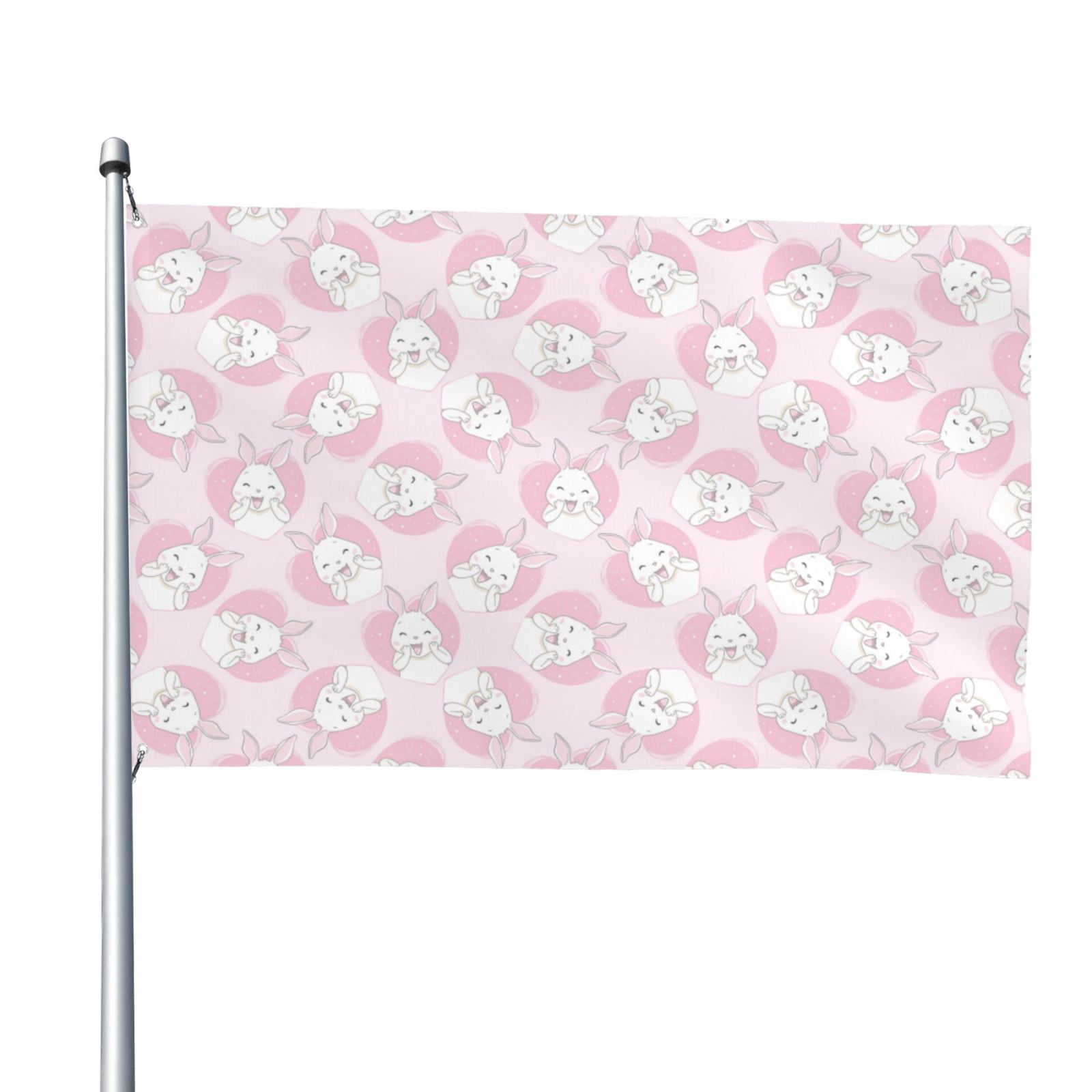 Picia Cute Rabbit Printed Flag ,Cute Rabbit Pattern Garden Flag ...