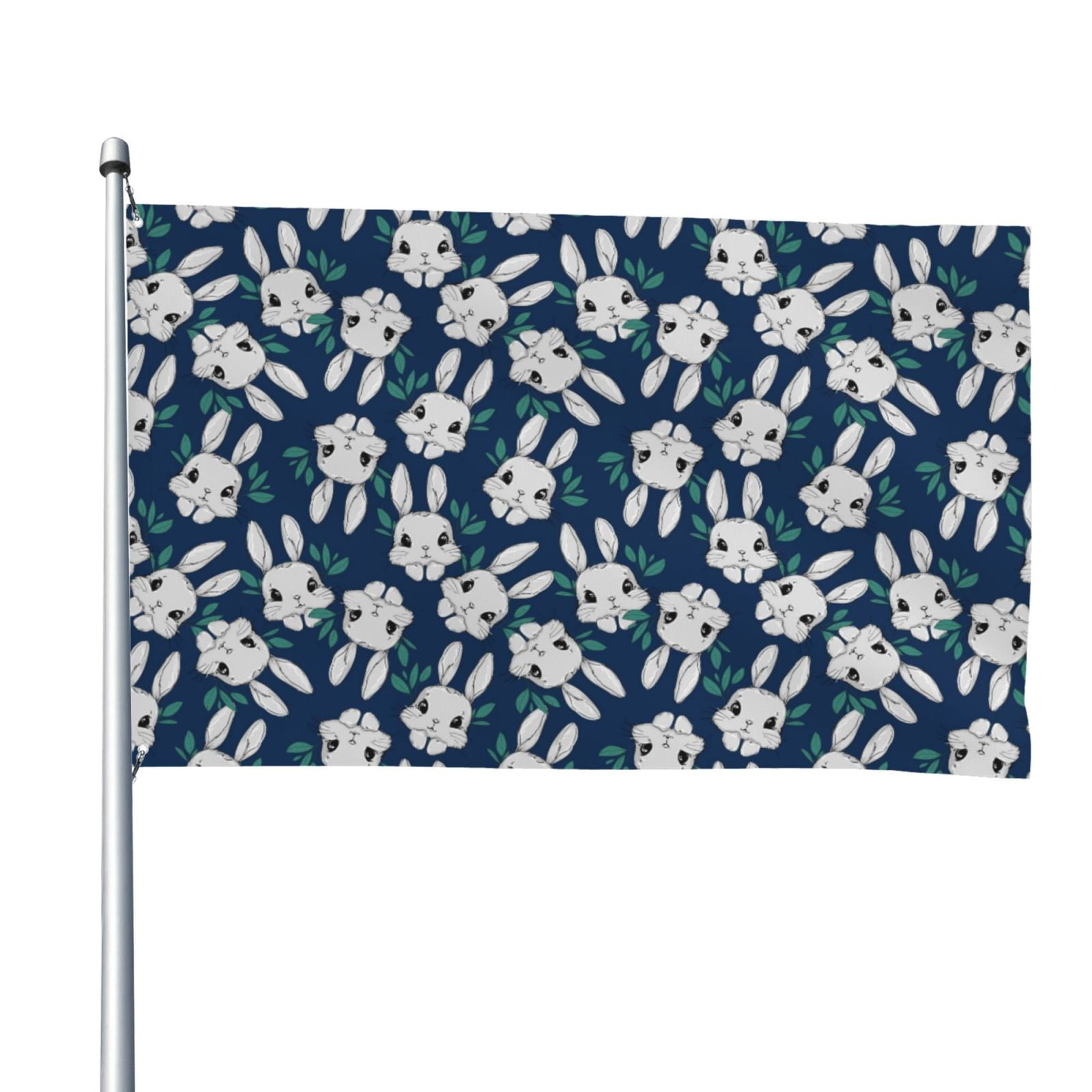 Picia Cute Rabbit Printed Flag ,Cute Rabbit Pattern Garden Flag ...