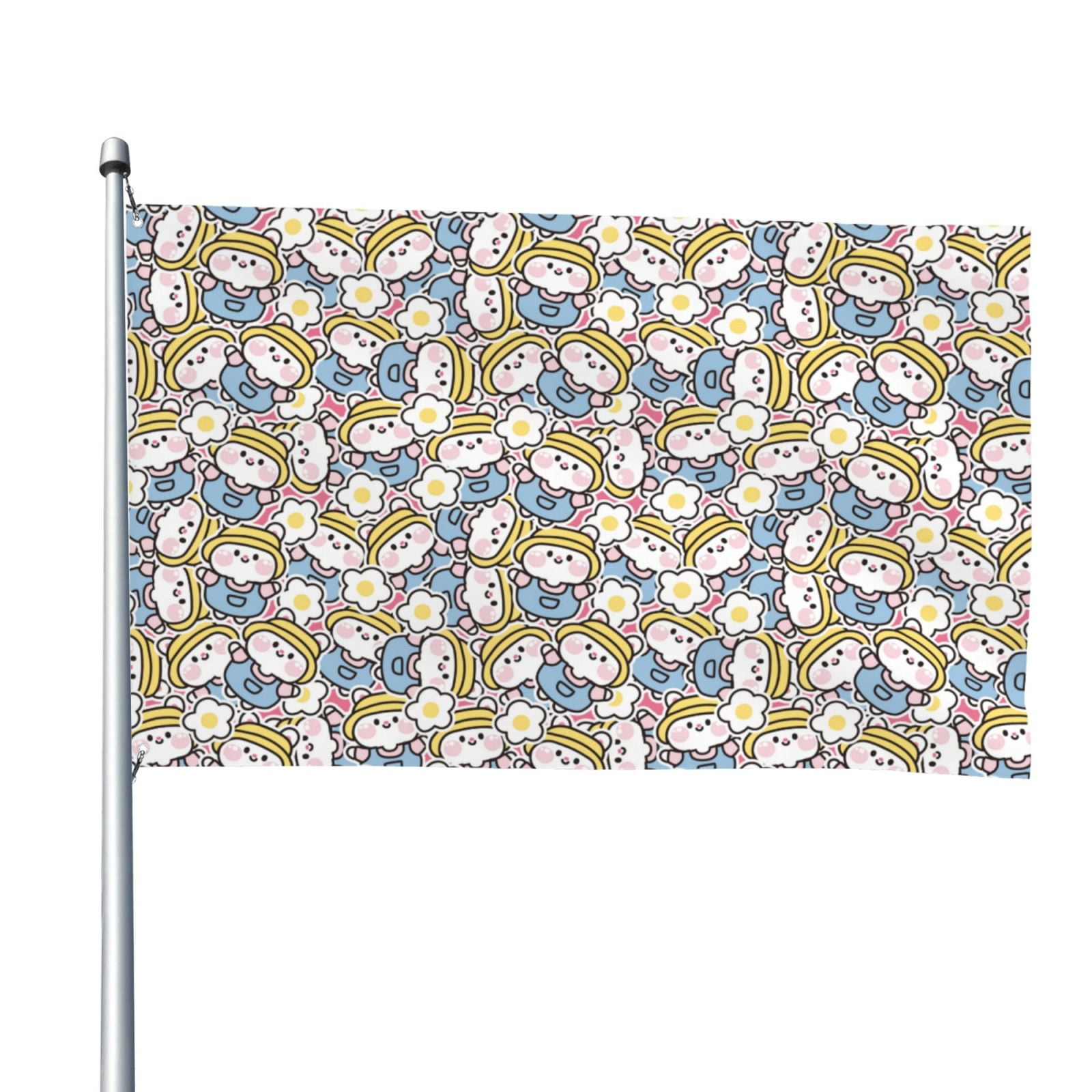 Picia Cute Rabbit Printed Flag ,Cute Rabbit Pattern Garden Flag ...