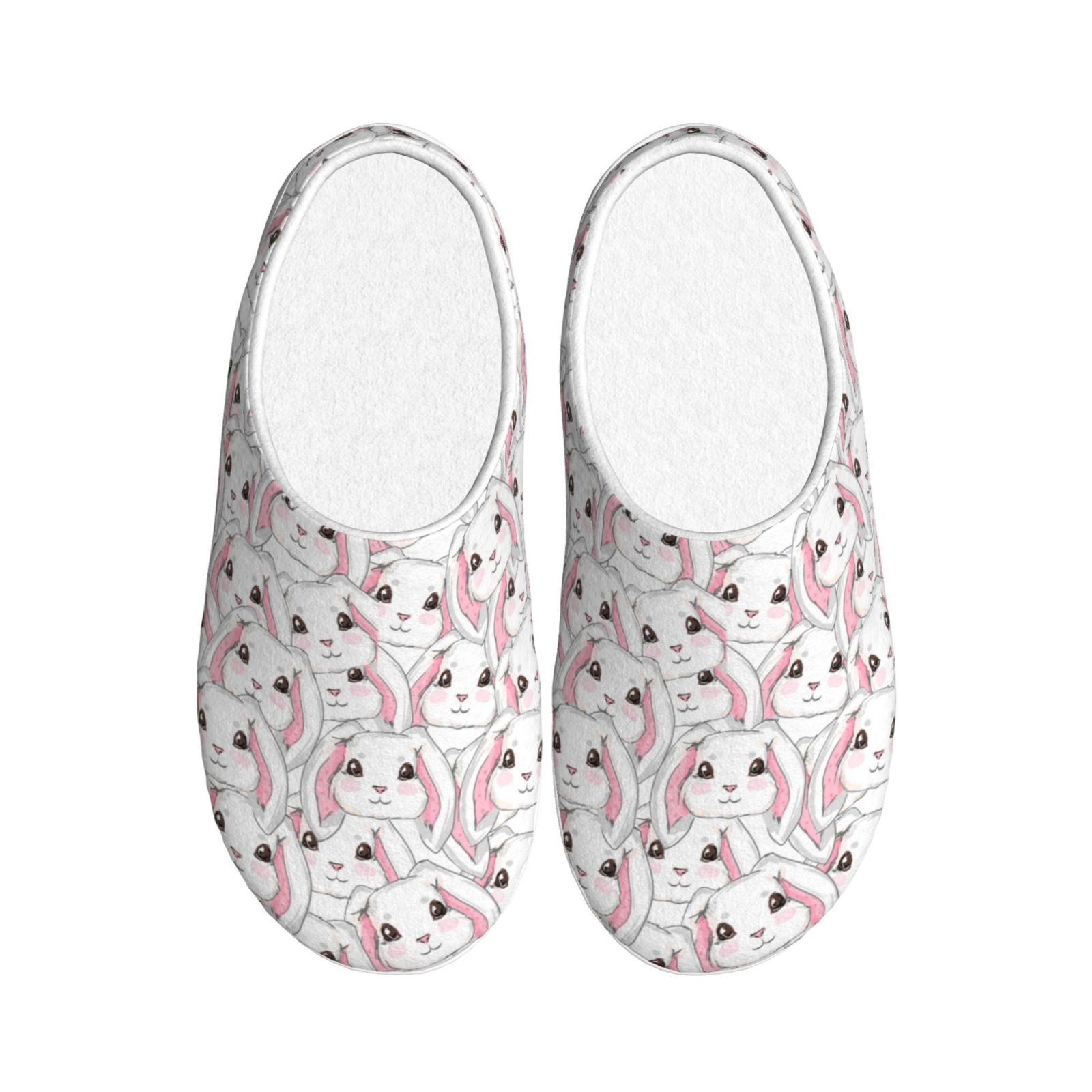 Picia Cute Rabbit for Women's Lamb-hug Comfy Fleece House Slippers ...