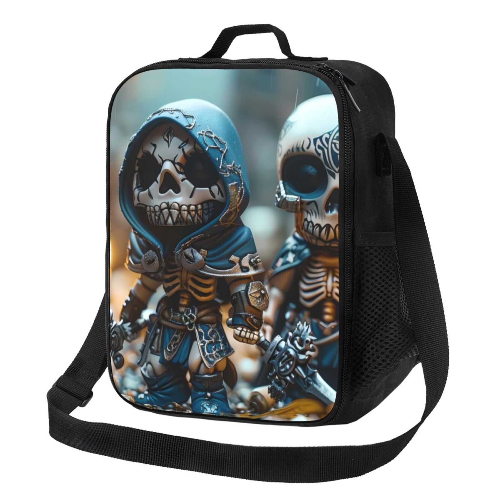Picia Cute Skeletons Figurines Lunch box Lunch bag for men women Large ...