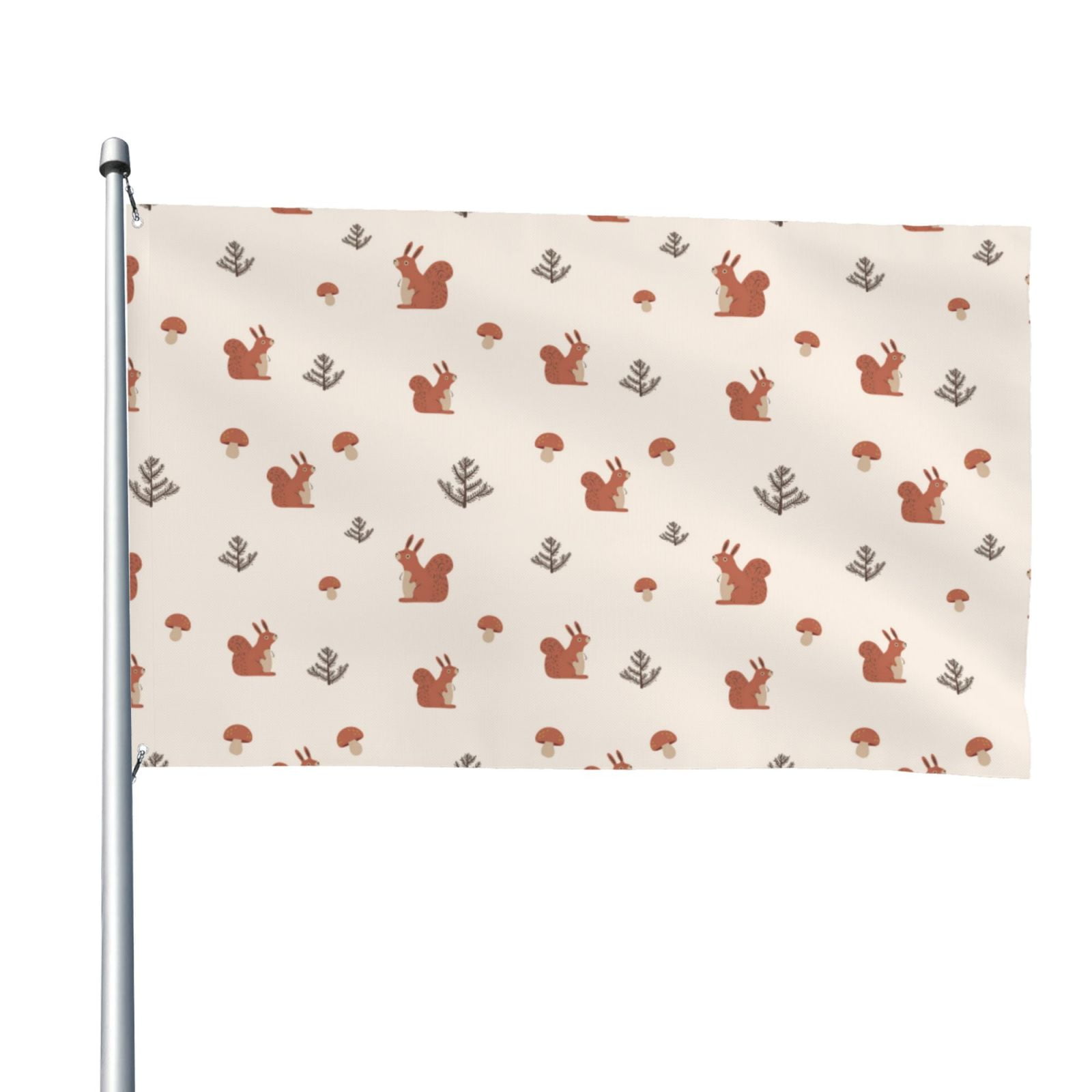 Picia Cute Squirrel Printed Flag ,Cute Squirrel Pattern Garden Flag ...
