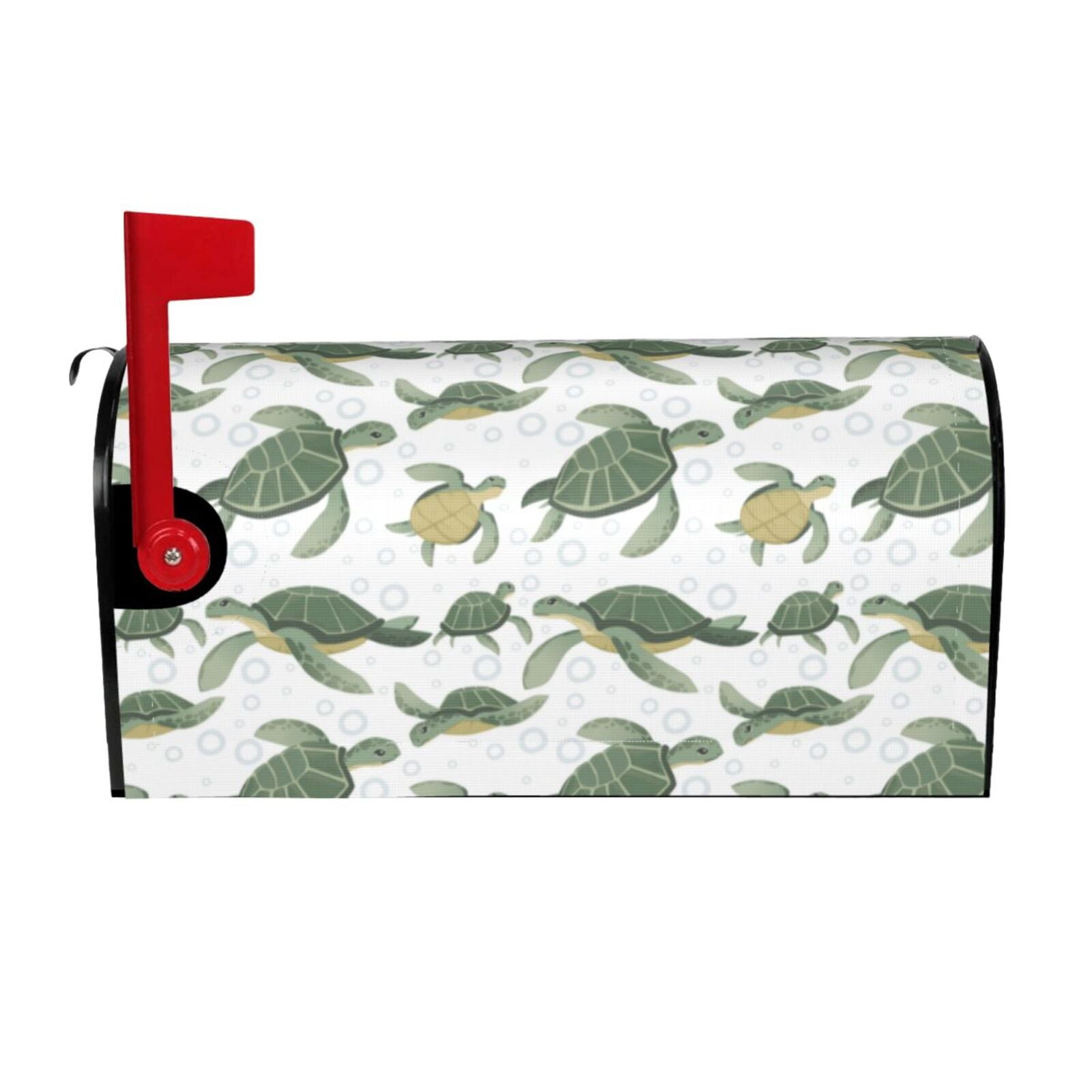 Picia Cute Turtle Magnetic Mailbox Cover Standard Size-21x18 in ...