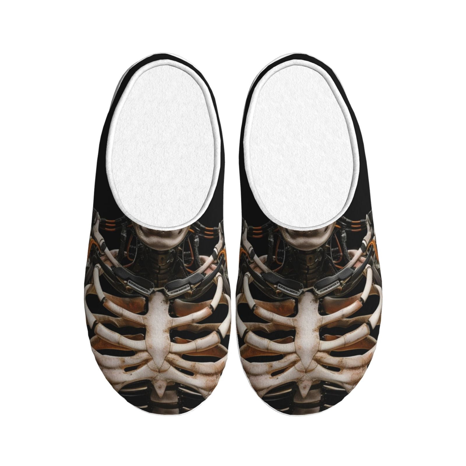 Picia Cyber Skeleton With Tattoos for Women's Lamb-hug Comfy Fleece ...
