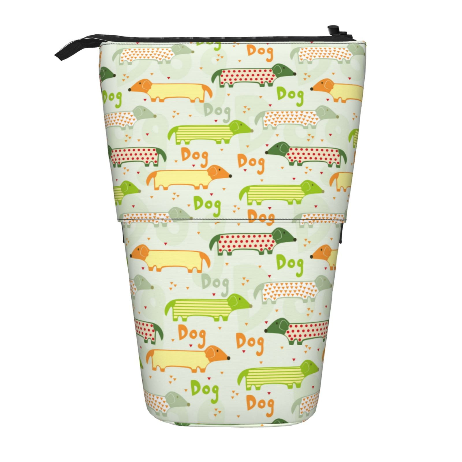 Picia Dachshund Dog Puppy Print Telescopic Pencil Case, Telescopic Pen ...