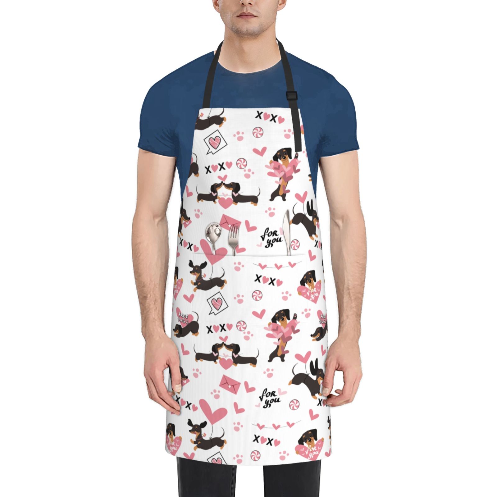 Picia Dachshund Dog Puppy Waterproof Apron for Unisex Adult ...