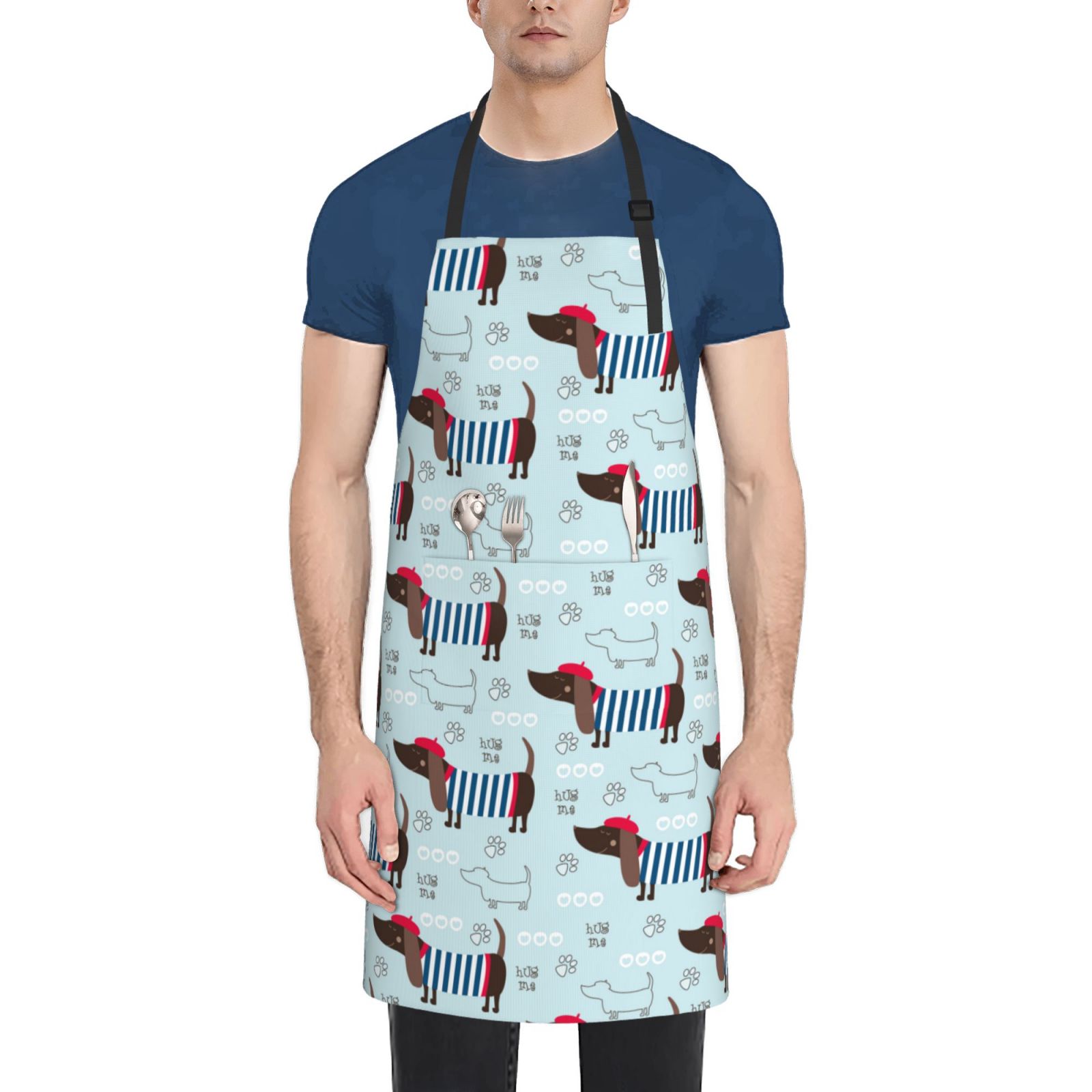 Picia Dachshund Dog Puppy Waterproof Apron for Unisex Adult ...