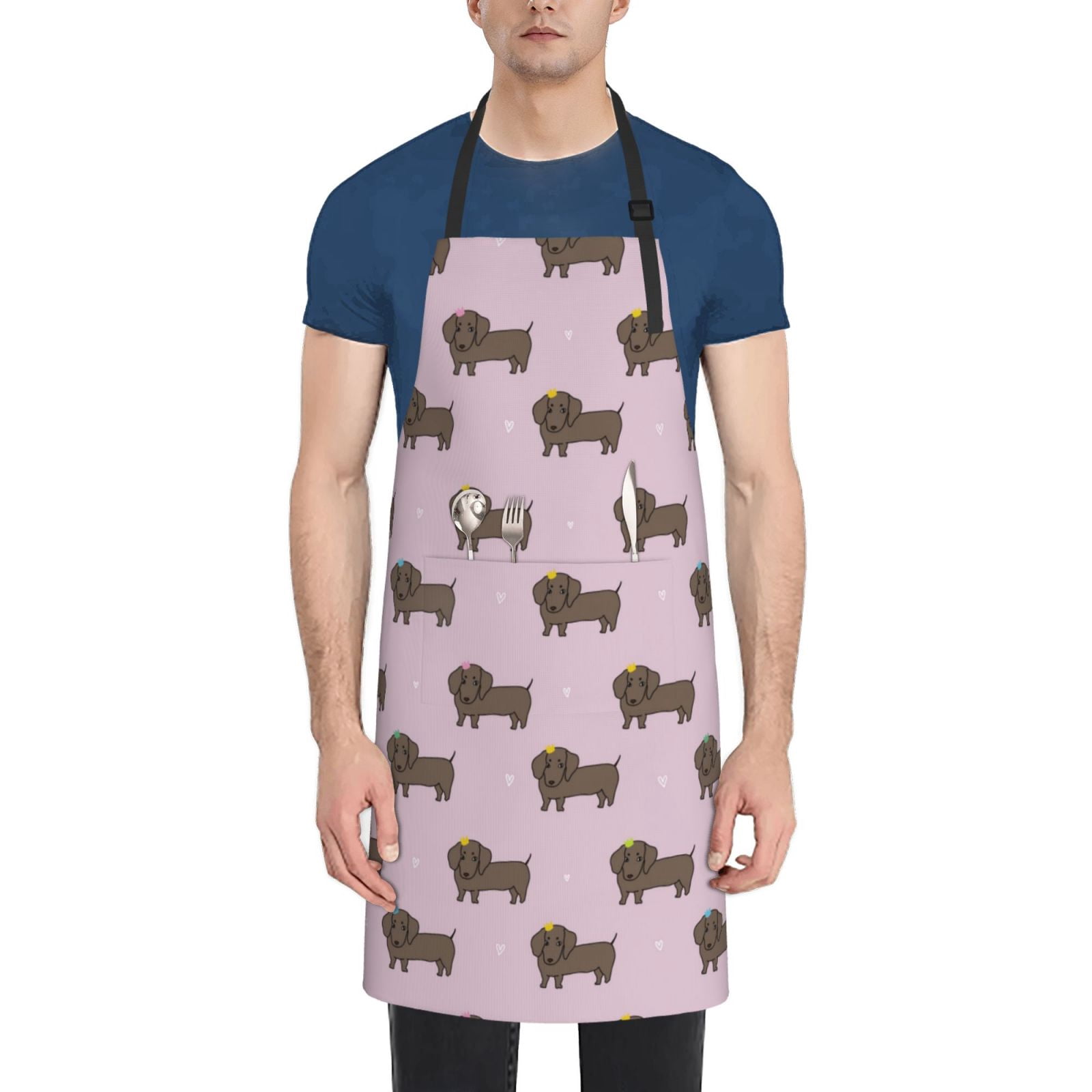Picia Dachshund Dog Puppy Waterproof Apron for Unisex Adult ...