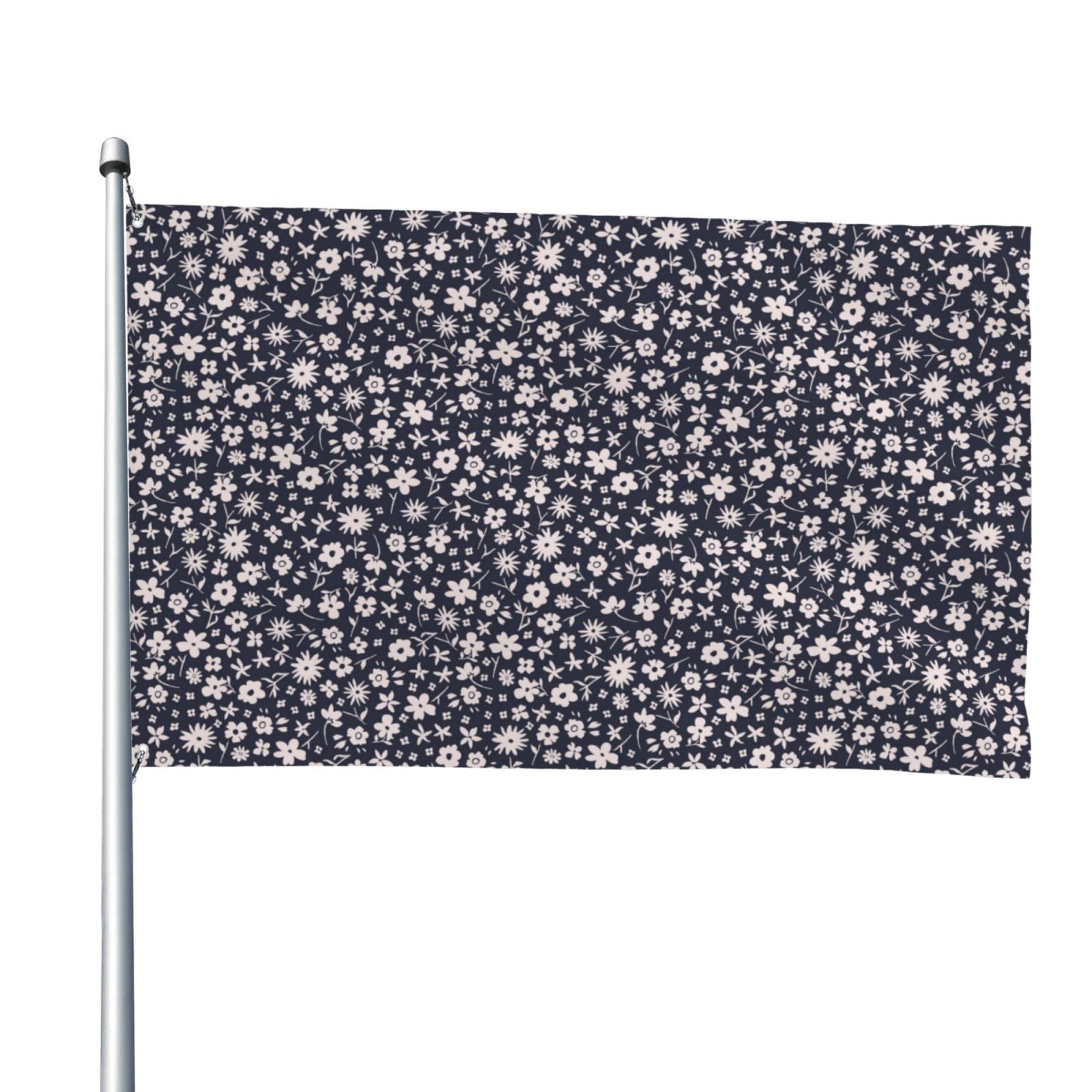 Picia Daisies Flowers Printed Flag ,Daisies Flowers Pattern Garden Flag ...