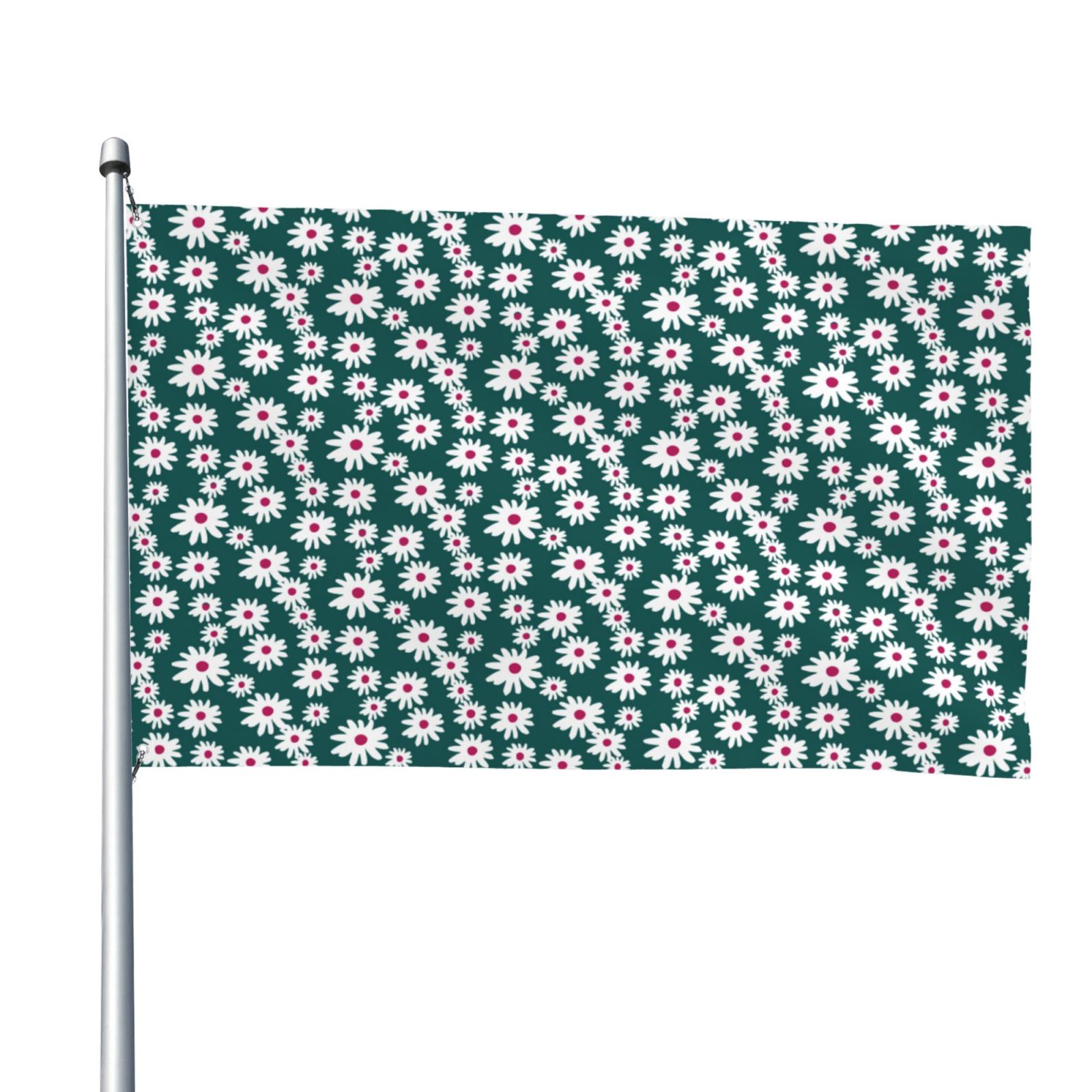 Picia Daisies Flowers Printed Flag ,Daisies Flowers Pattern Garden Flag ...