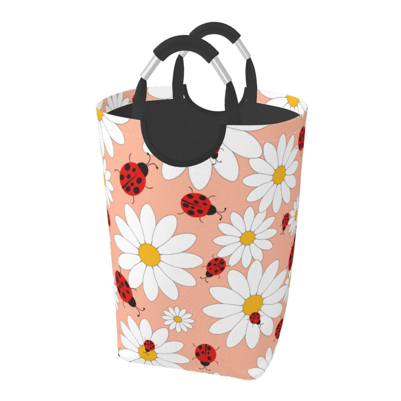 Picia Daisy and Ladybug Laundry Basket With Handles Laundry Hamper Toys ...
