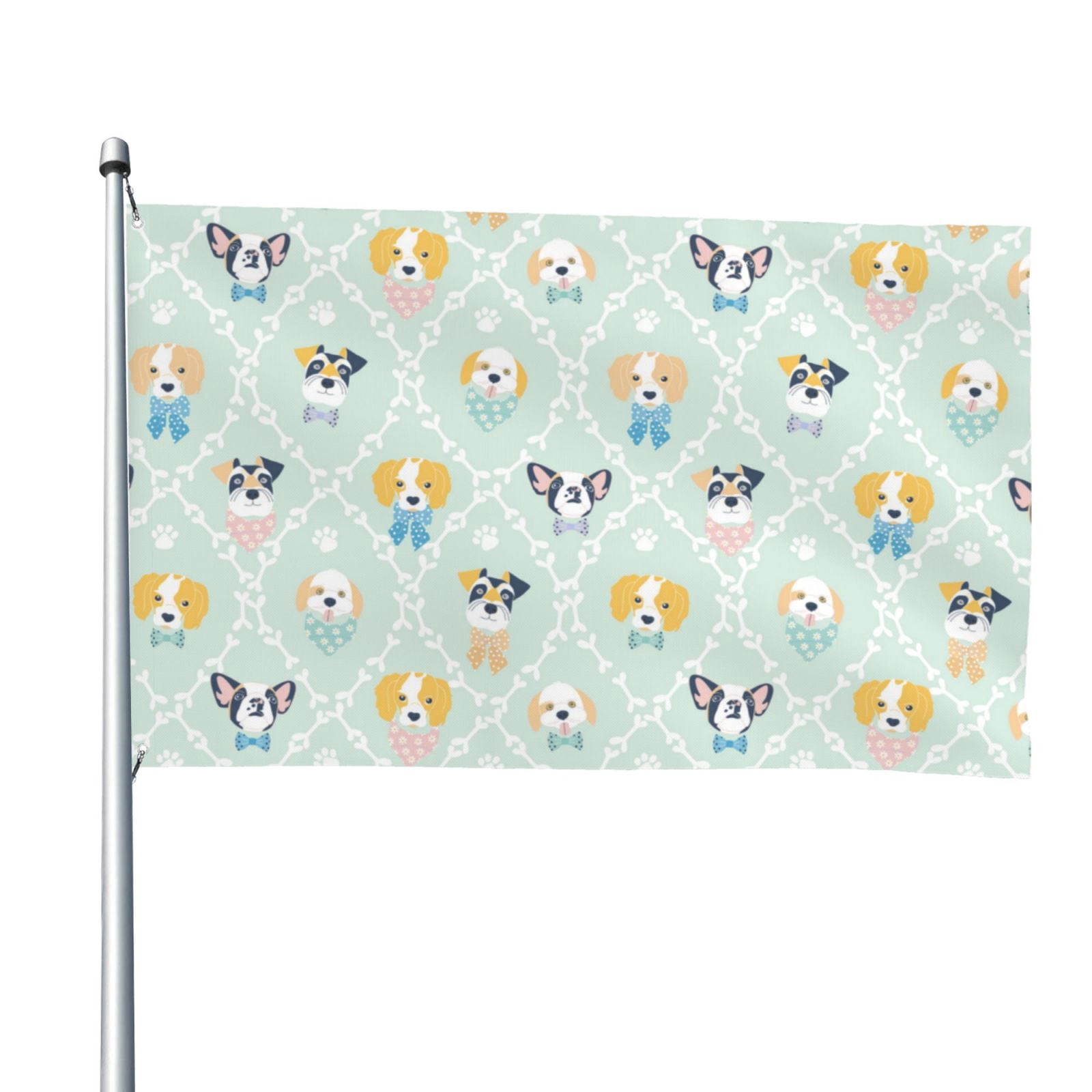 Picia Different Breeds of Dogs Printed Flag ,Different Breeds of Dogs ...