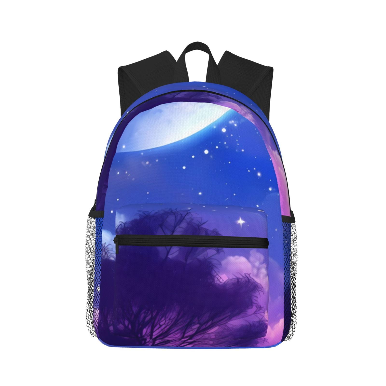 Picia Dreamy Colorful Starry Sky Large Capacity Backpack Classic Style ...
