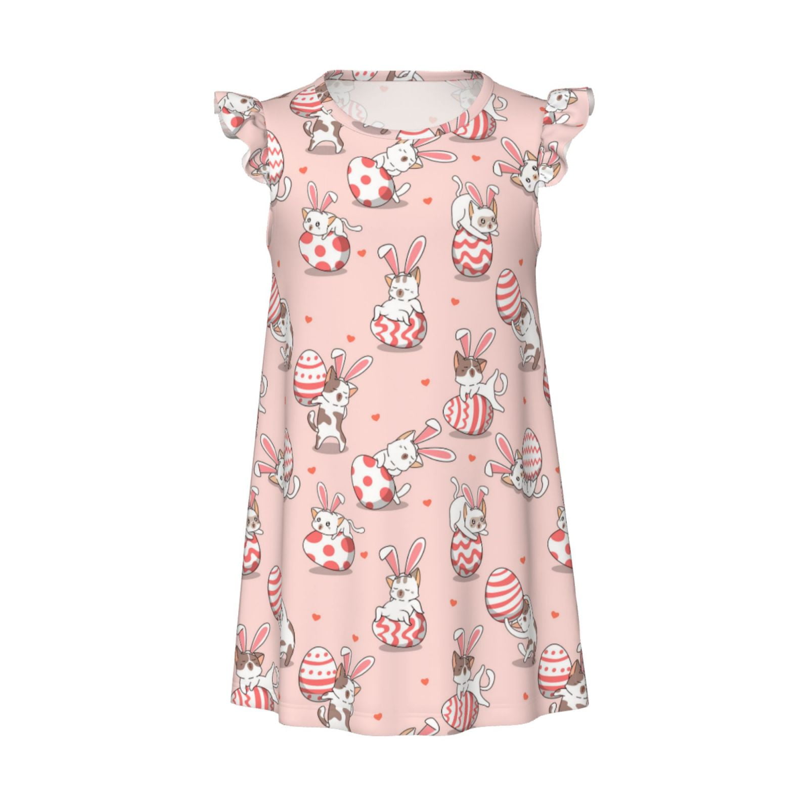 Picia Easter Rabbit Pattern Girls Nightgowns,Unicorn Dress Pajamas for ...
