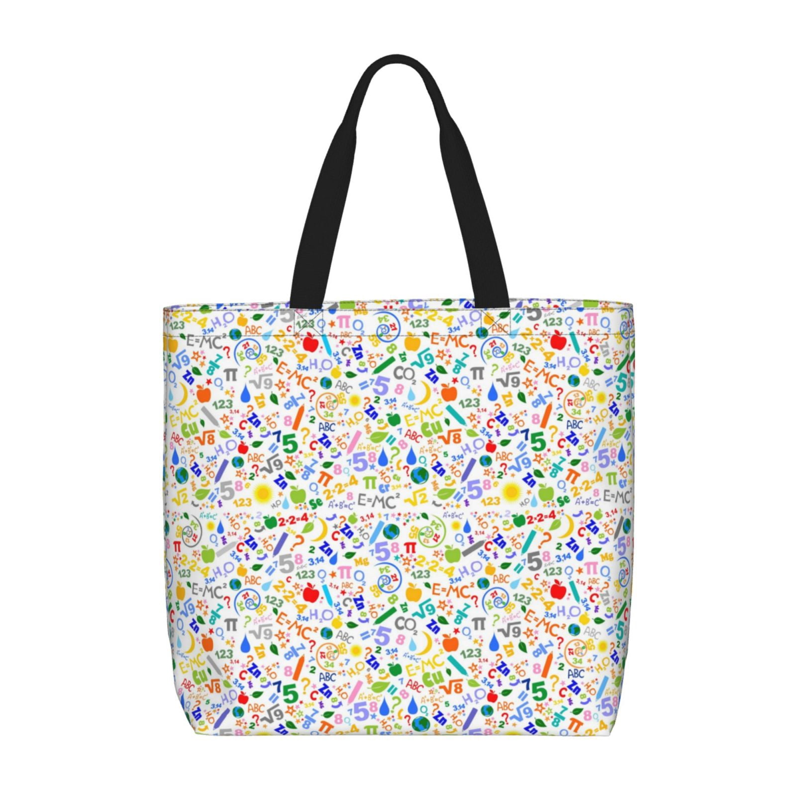 Picia Education And Science for Tote Bag for Women with Zipper, Gym ...